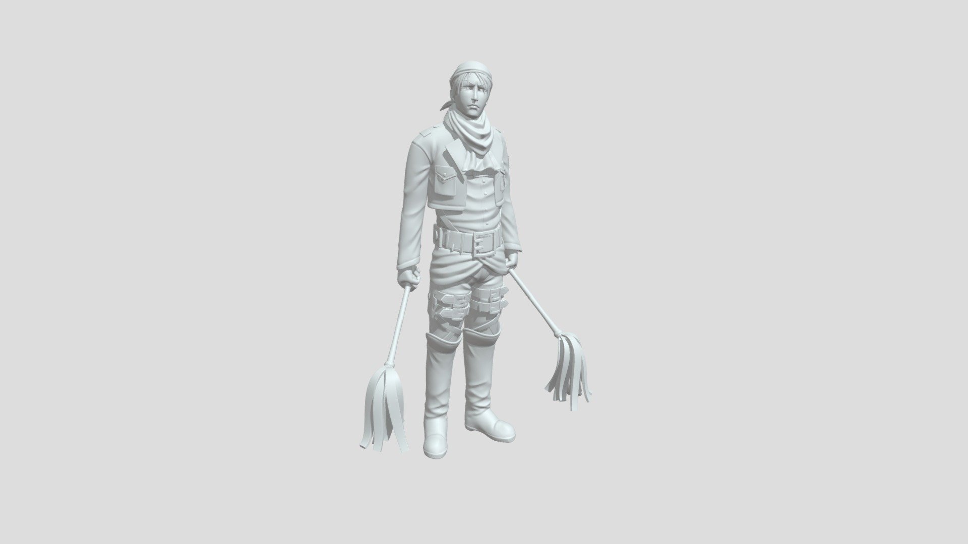 Stylized_levi -attack of titans - 3D model by expereiden [d5d1b91 ...