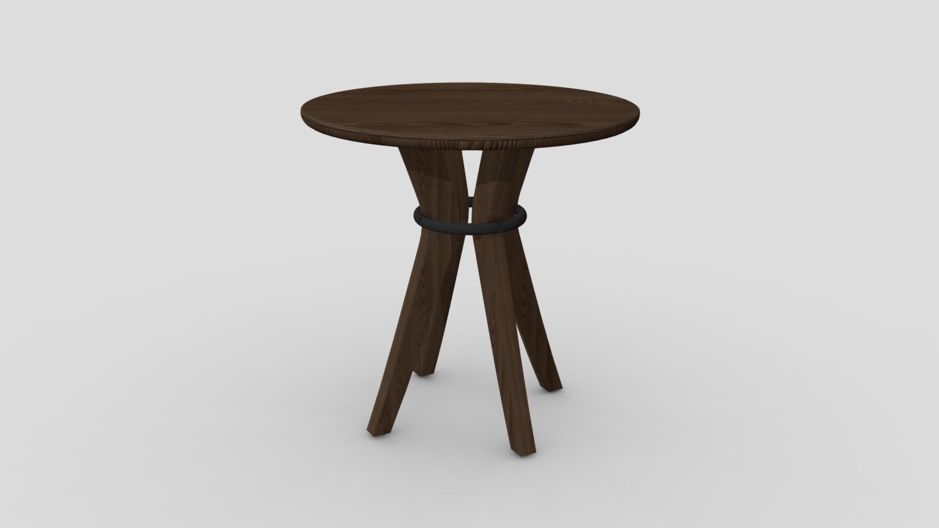 Carbis table - IO-A212 Rich Oak with Black Ring - 3D model by Inside ...