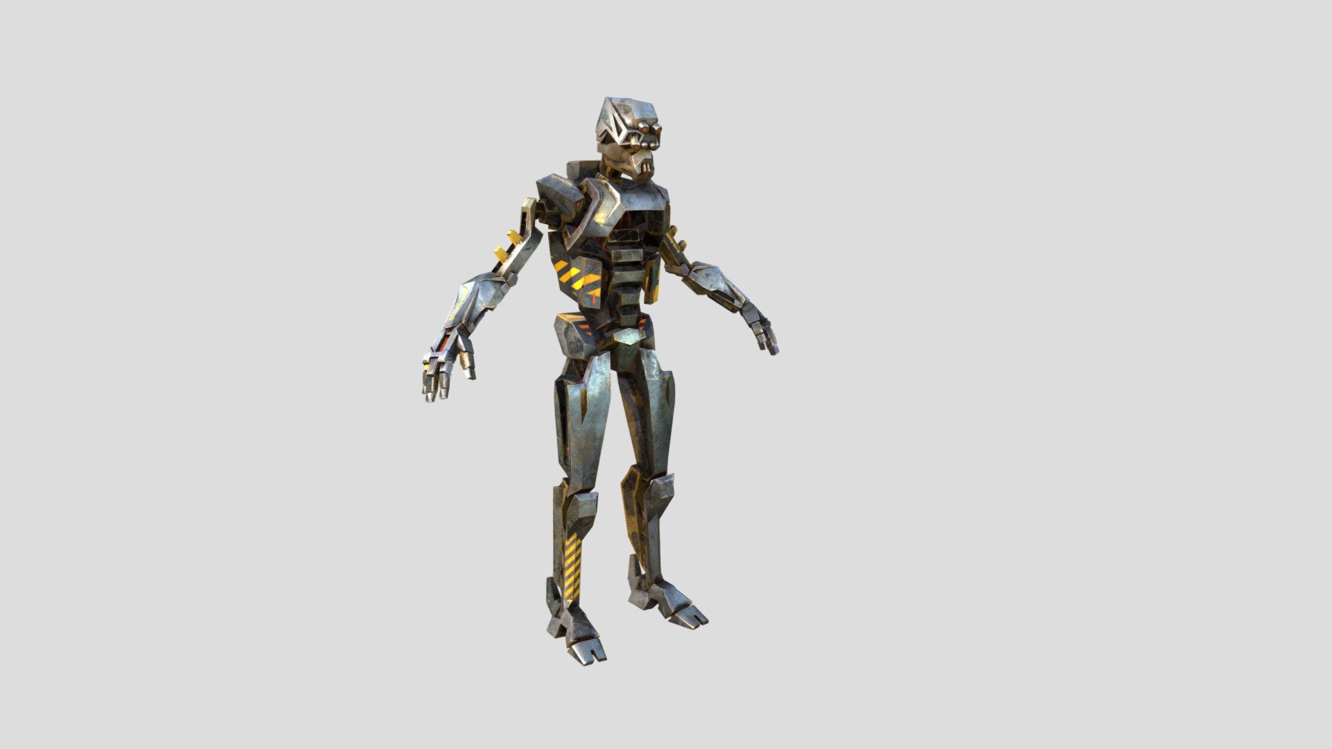 Service Bot - 3D model by shephard [d5d2f83] - Sketchfab