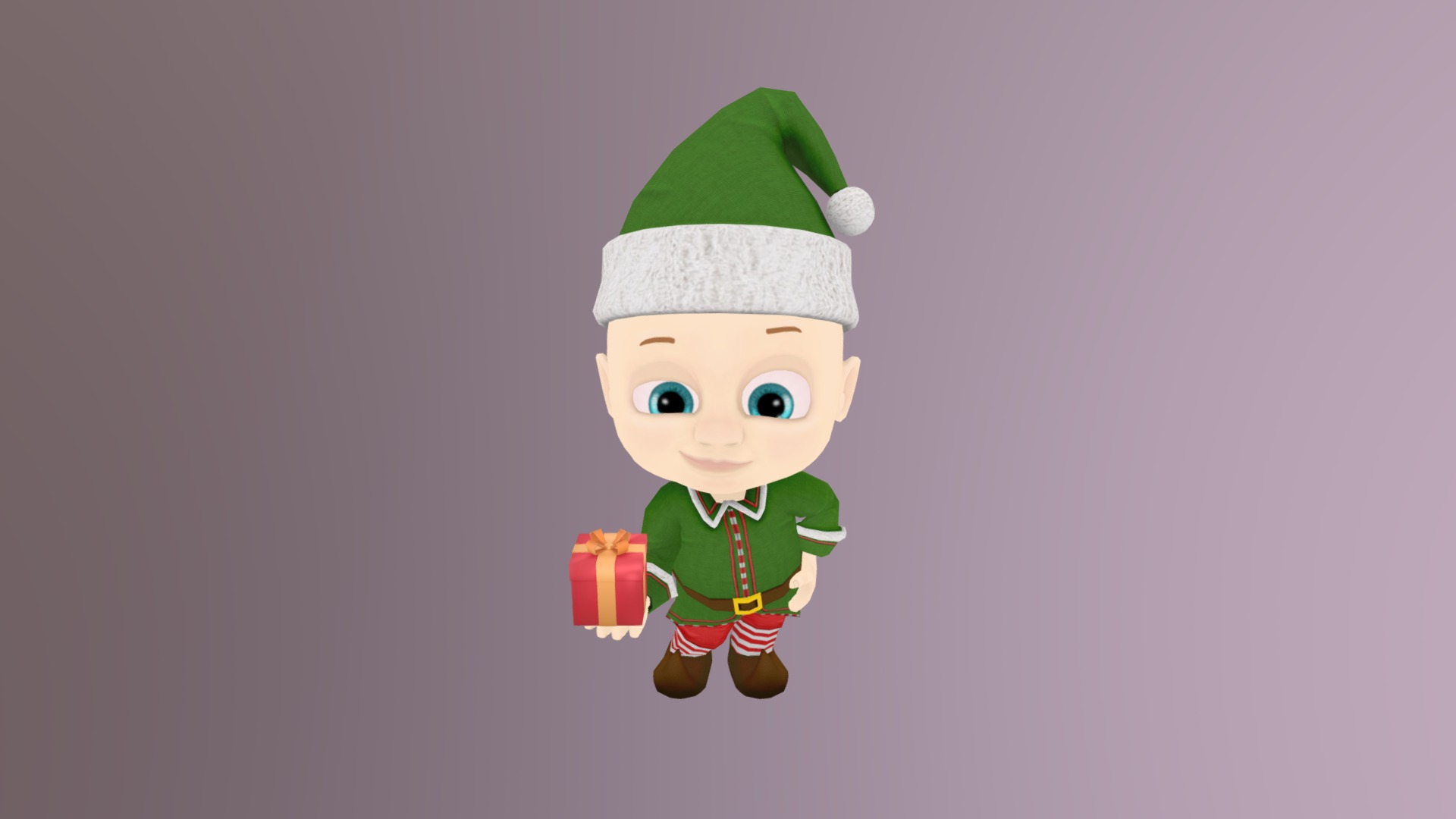 3d Santa Baby - 3D model by peaksel [d5d3664] - Sketchfab