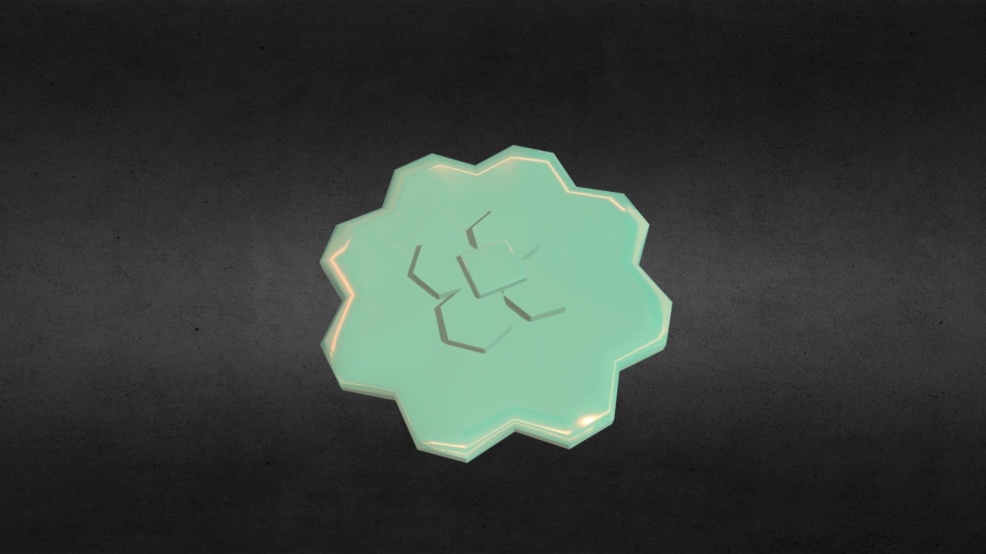 Pokémon Rainbow Badge - Indigo League - 3D model by ...