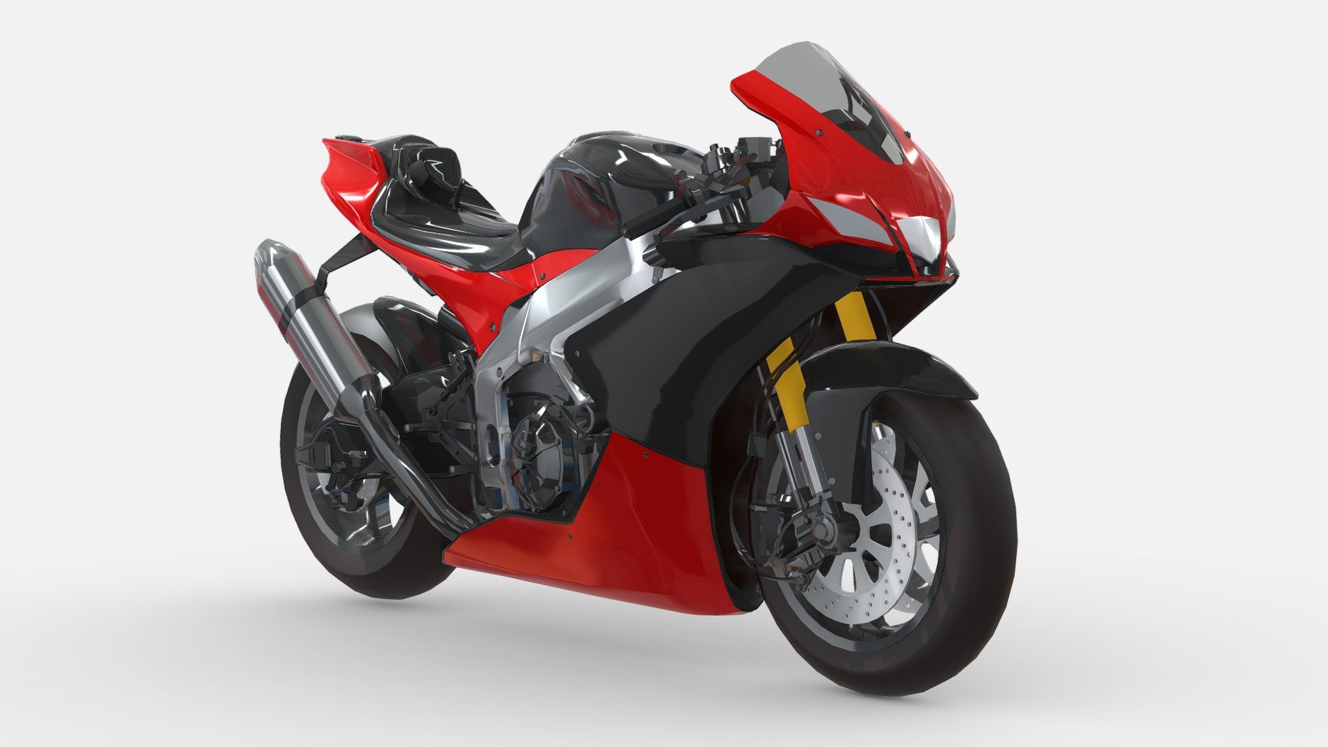 model 3d Aprilia RSV4 - Buy Royalty Free 3D model by zizian [d5d40c2 ...