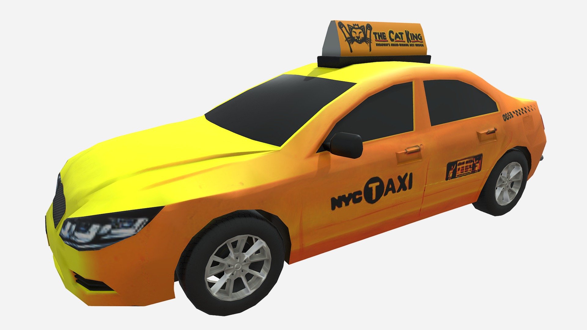 NYC Taxi - Download Free 3D model by HarukaS (@Haruka_S) [d5d66d9 ...