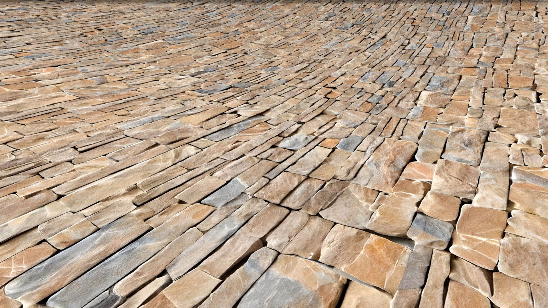 Modern rectangular stone wall - Download Free 3D model by Tijerín Art ...