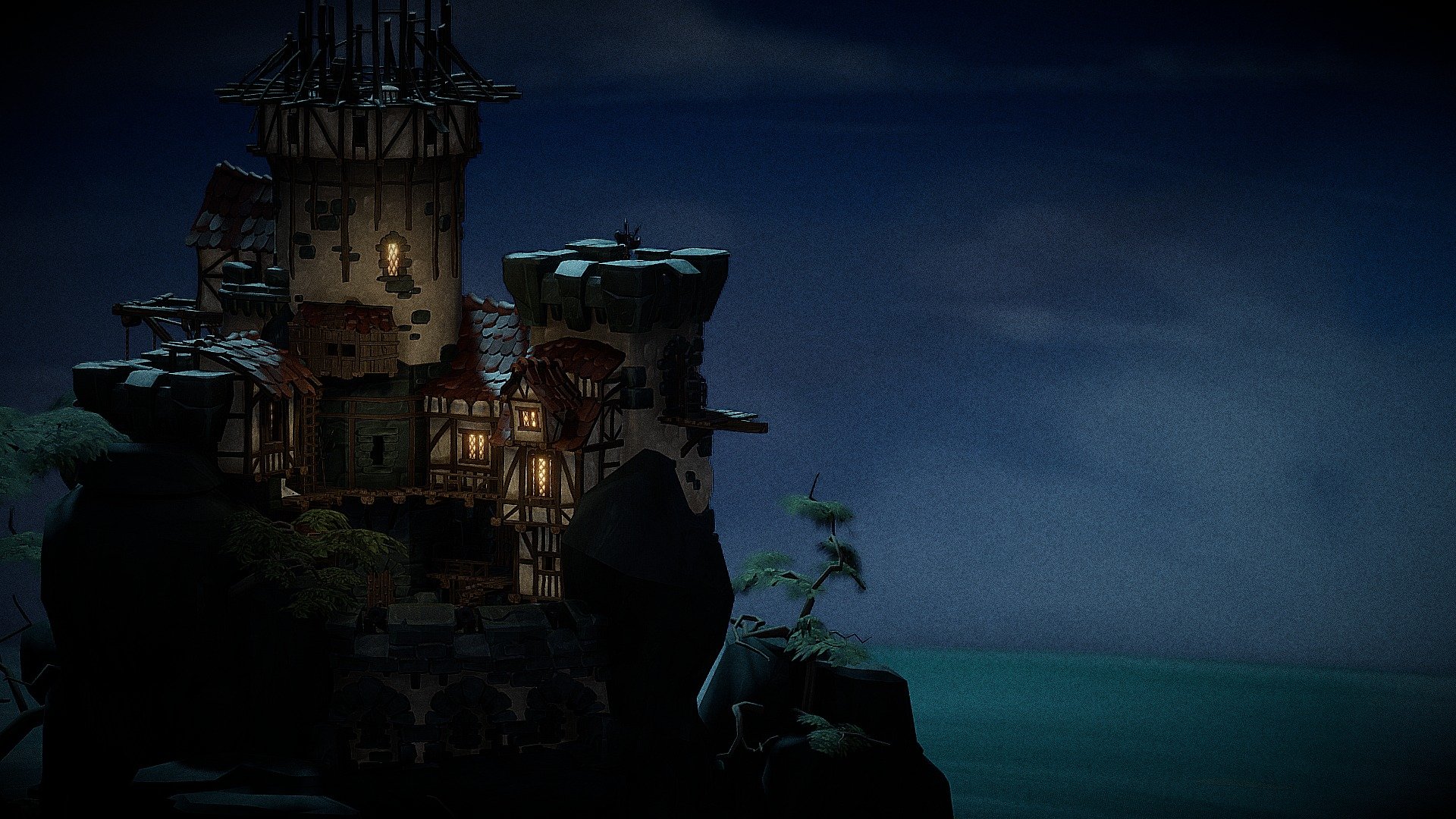 The Glow at Sea - 3D model by PippyJ [d5d834b] - Sketchfab