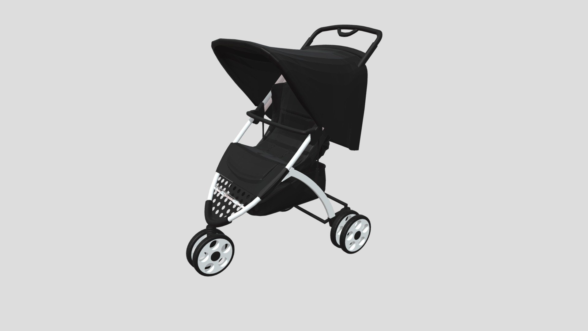 Stroller - Download Free 3D model by Dawn (@dawnio) [d5d852a] - Sketchfab