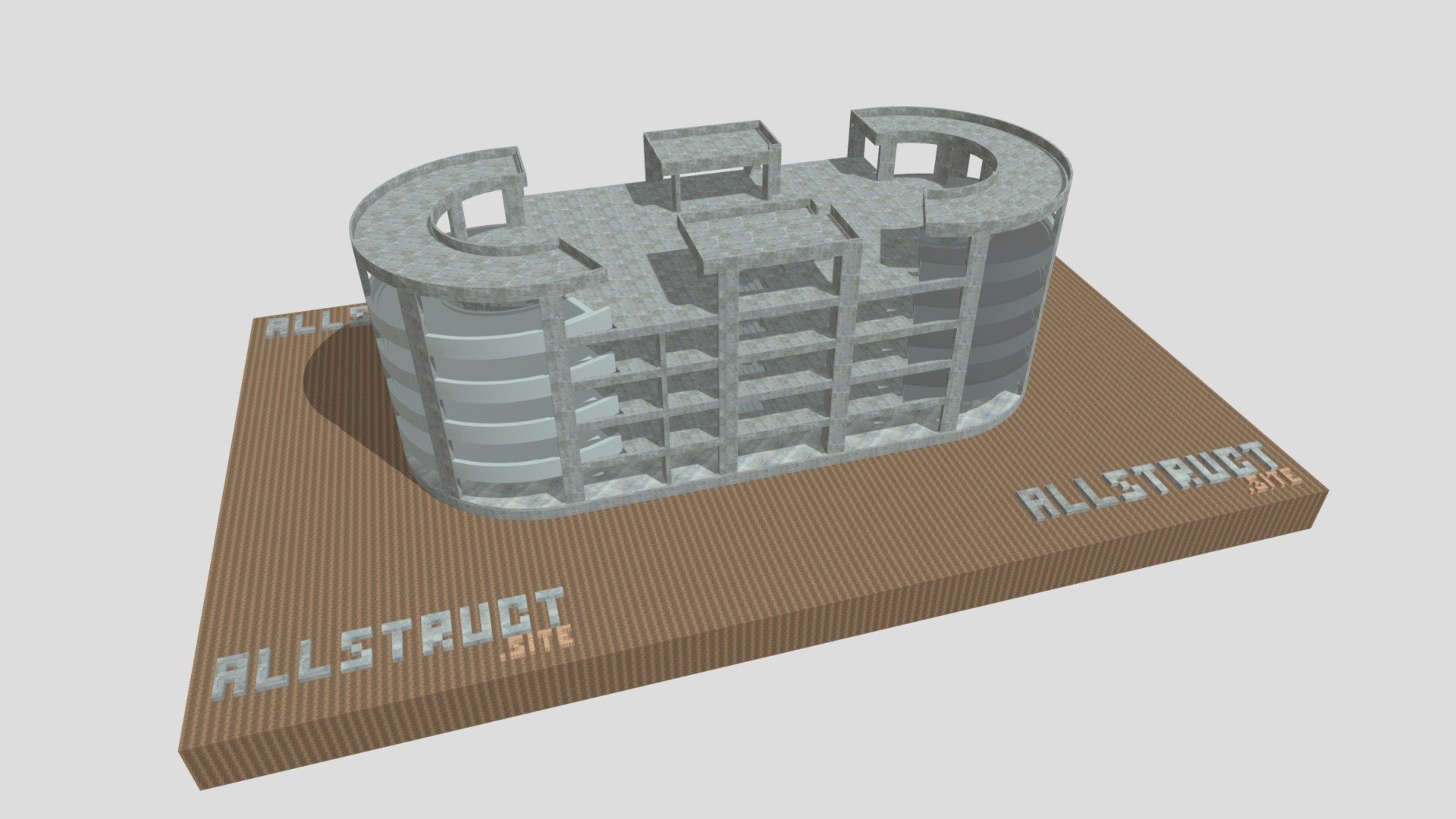 parcares_c4d - 3D model by allstruct.site [d5d8e4d] - Sketchfab