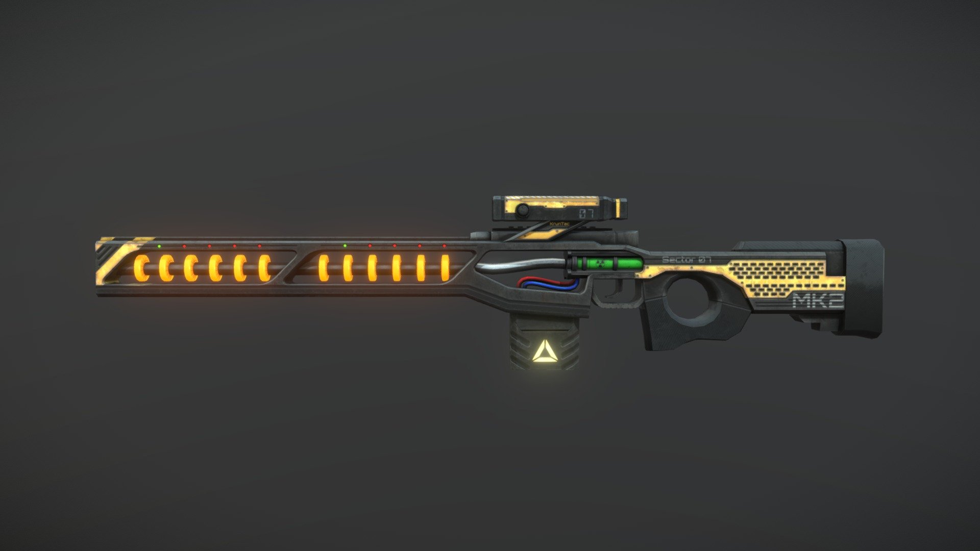 SniperMK2 - Krunker Skin - 3D model by FANIQUELA [d5da44a] - Sketchfab