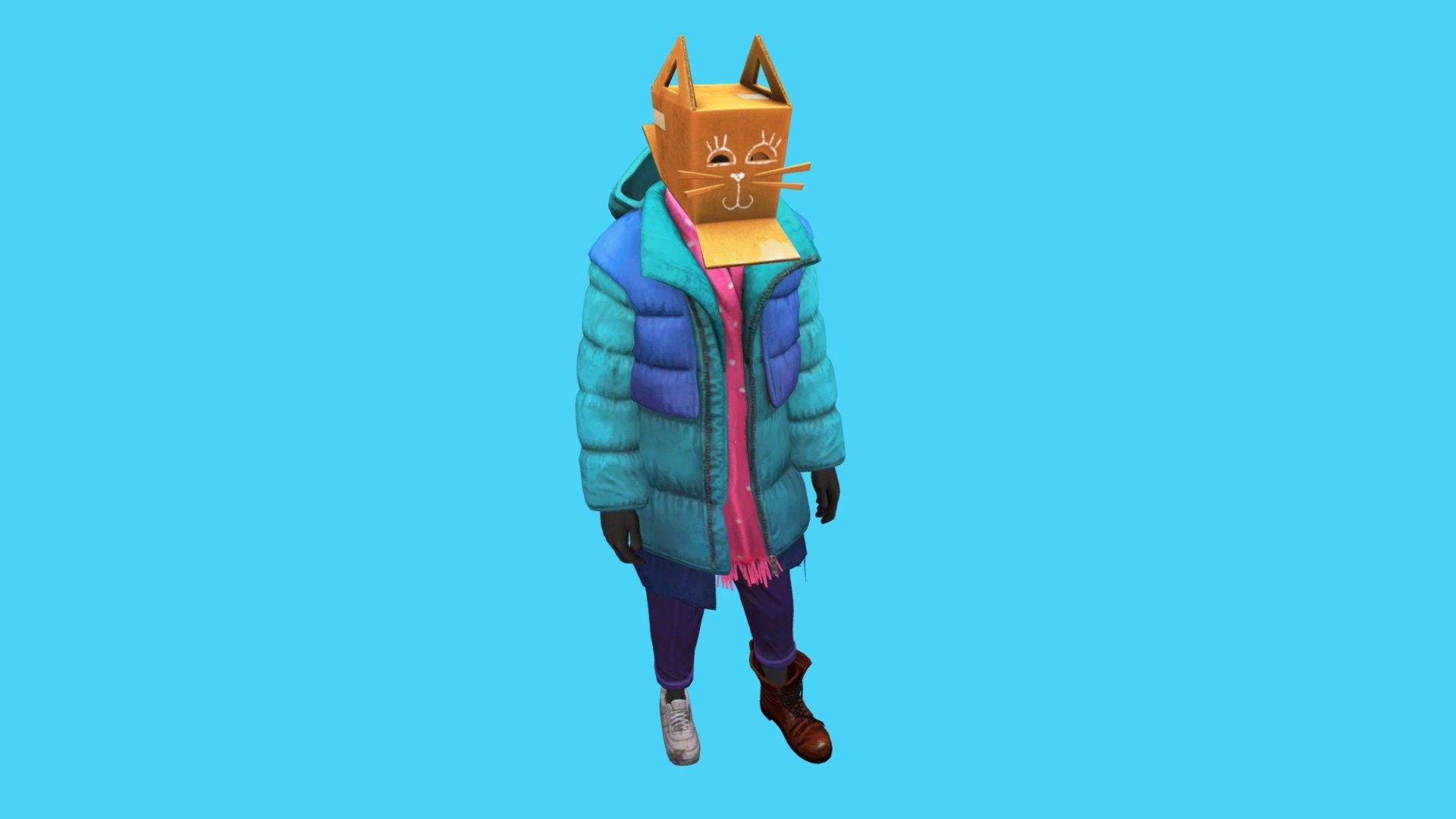 gato moderno my model the asphalt 8 - Download Free 3D model by ...