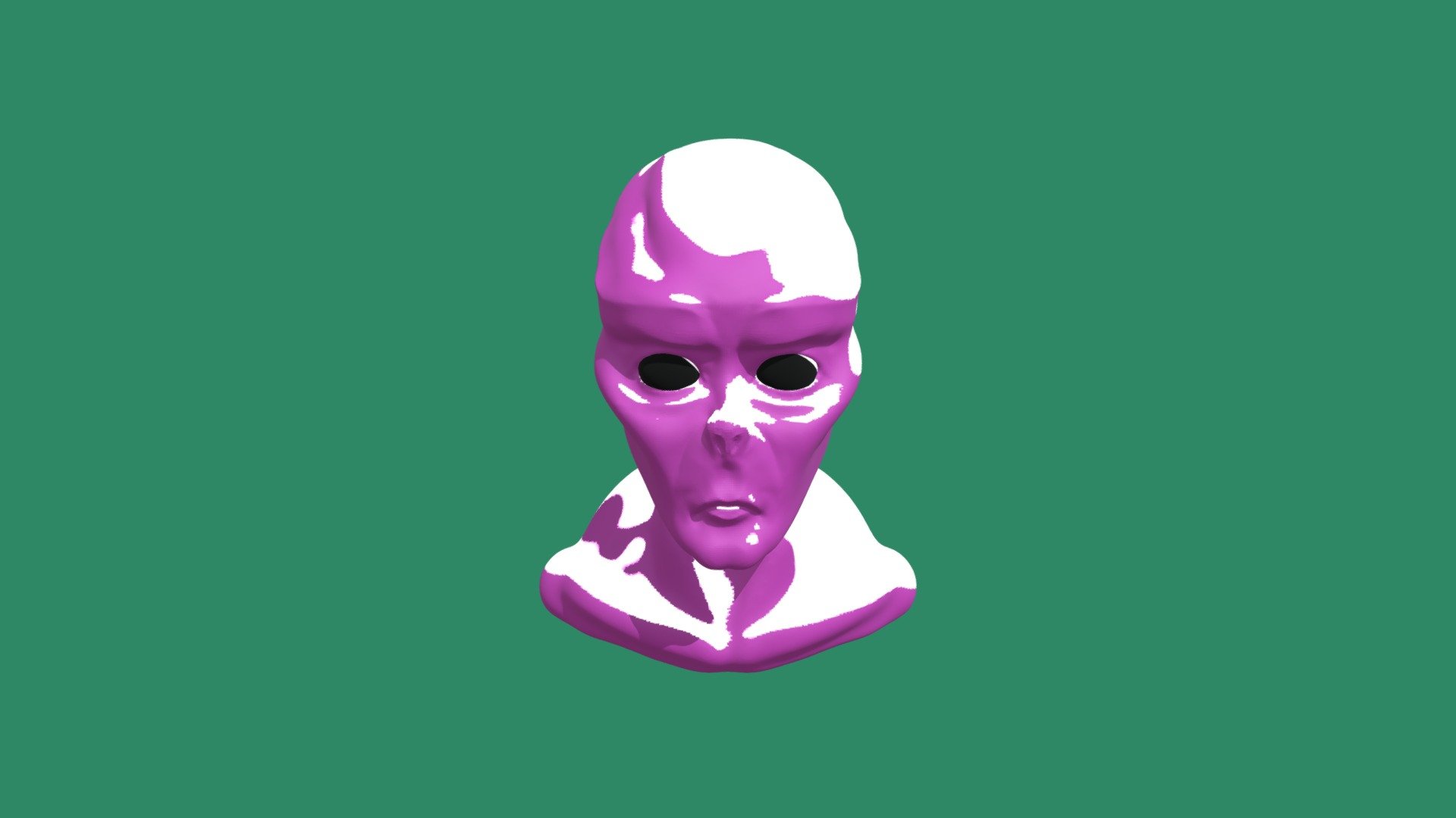 Alien - cabeça - 3D model by Allan.Frainer [d5db9b7] - Sketchfab