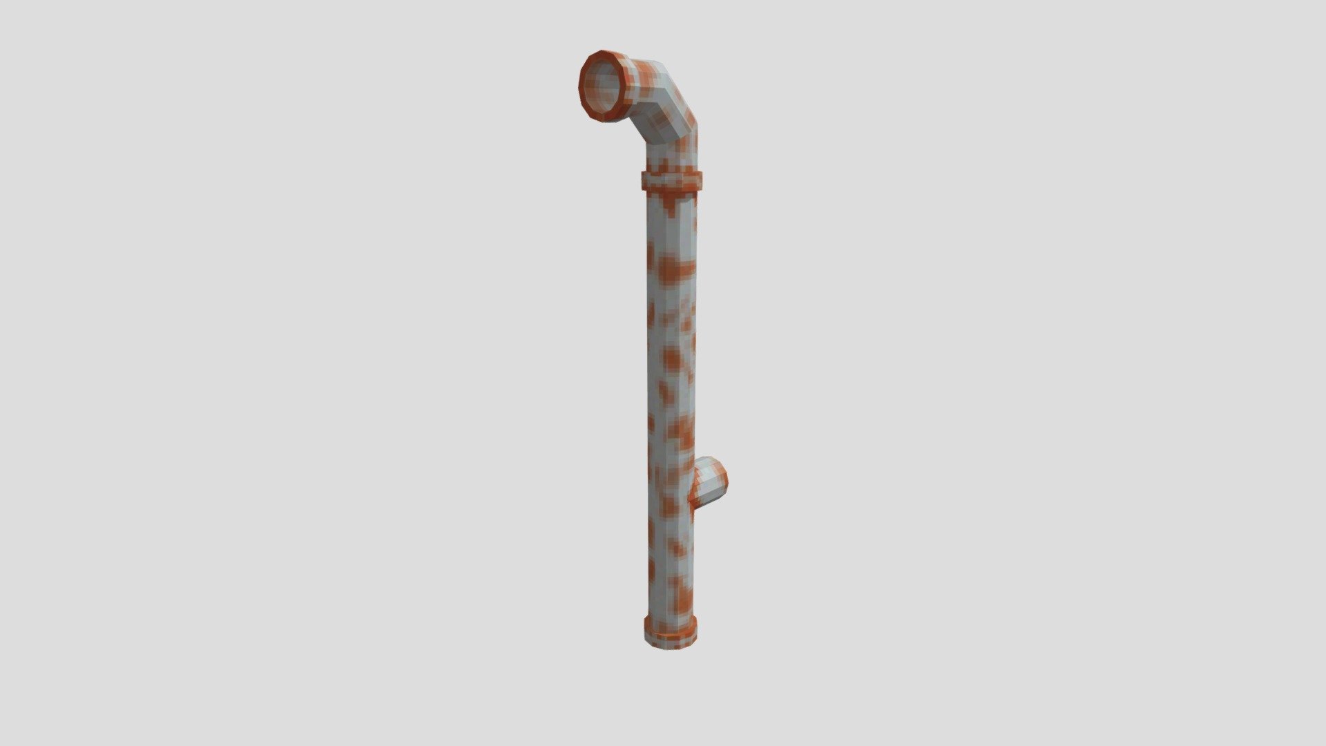 Rusty Metal Pipe - 3D model by Rasqee [d5dc236] - Sketchfab