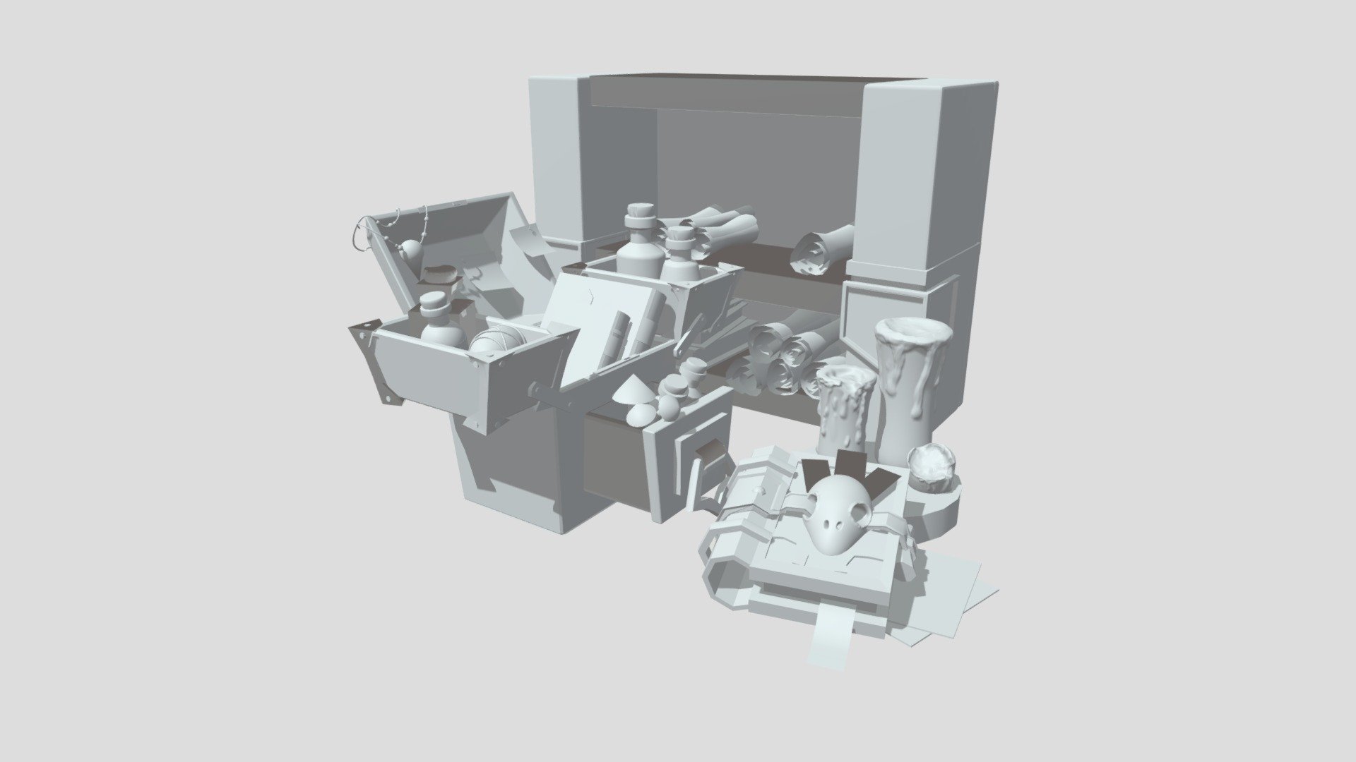 Bahena_Briana_Witch_Box - 3D model by b.bahena [d5dd02a] - Sketchfab
