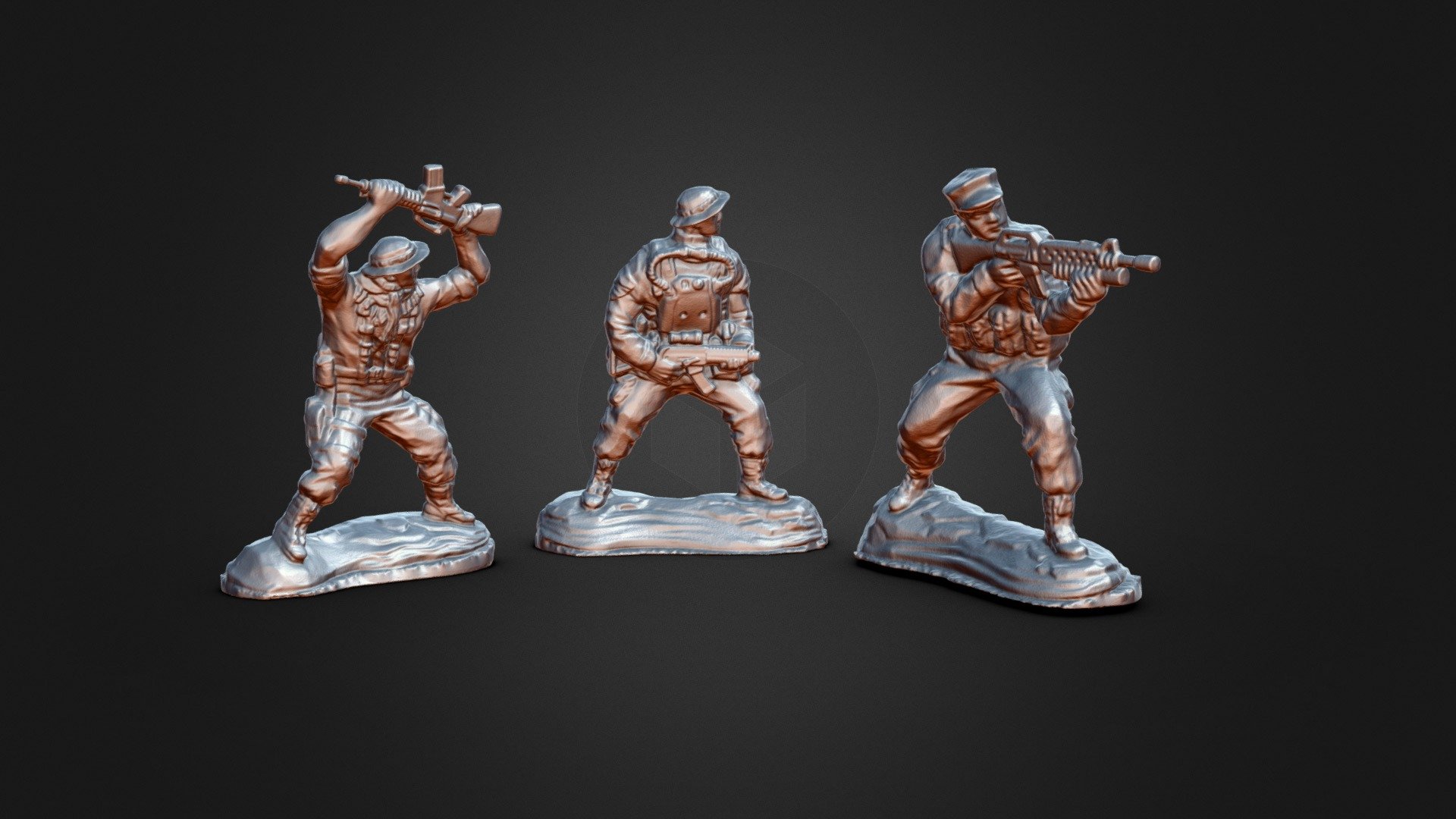 Toy Soldiers 3D Models for Printing - Buy Royalty Free 3D model by ...