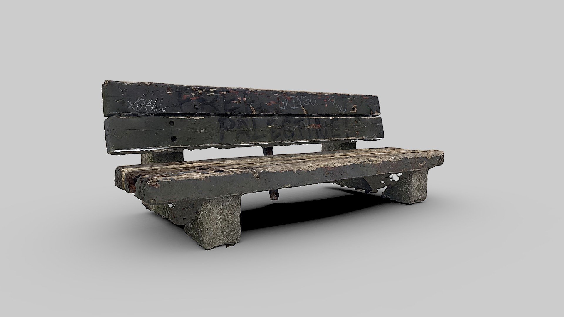 Distorted Park Bench - Download Free 3D model by aashishnishal [d5de9ce ...