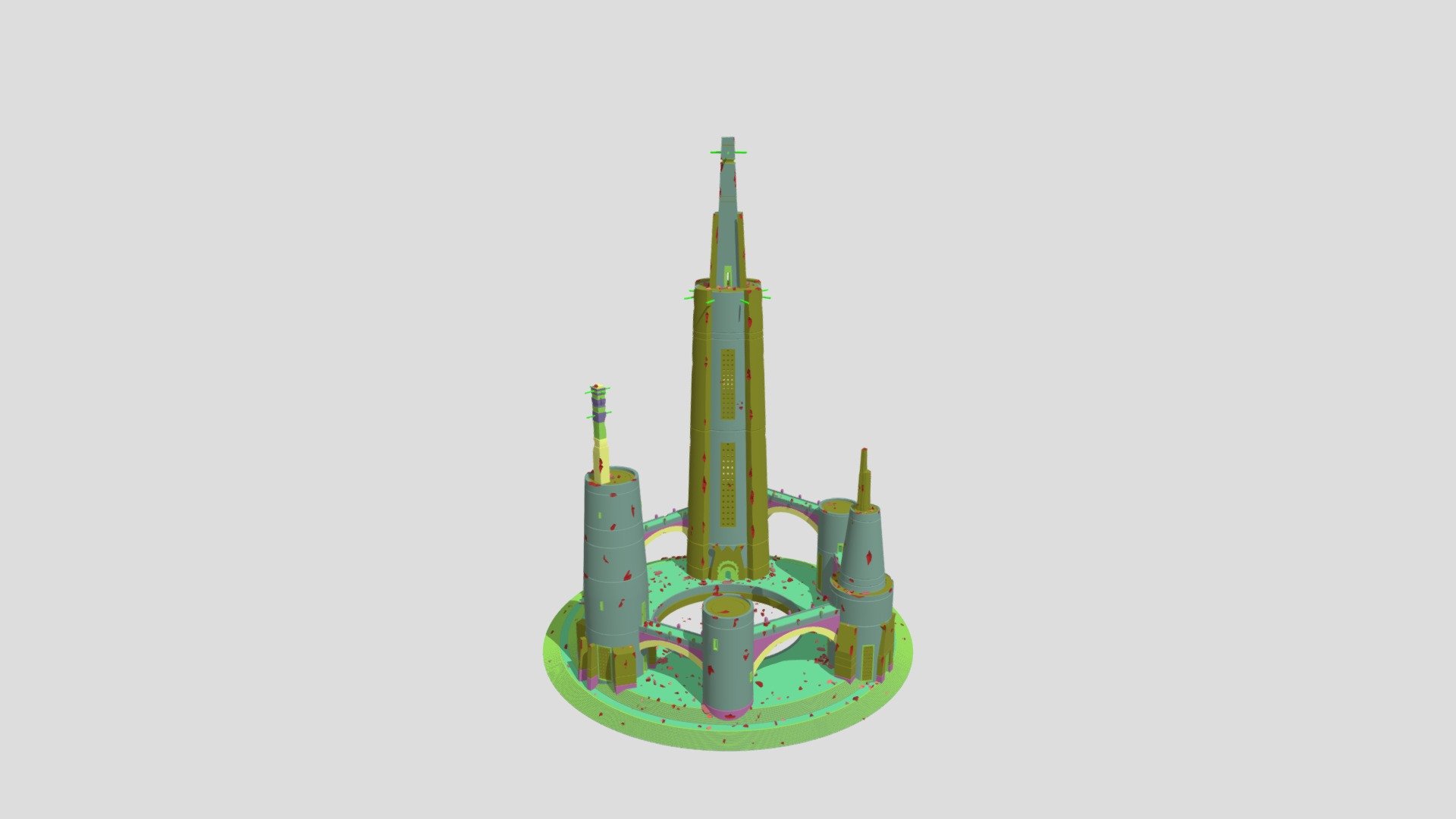 Ancient Temple - 3D model by mohamedhussien [d5def43] - Sketchfab