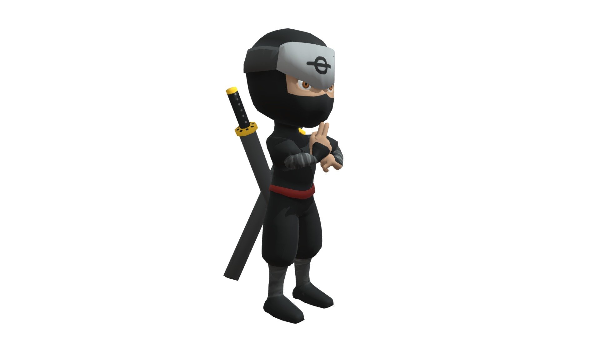 Ninja boy - 3D model by douglas_souto [d5e01ba] - Sketchfab
