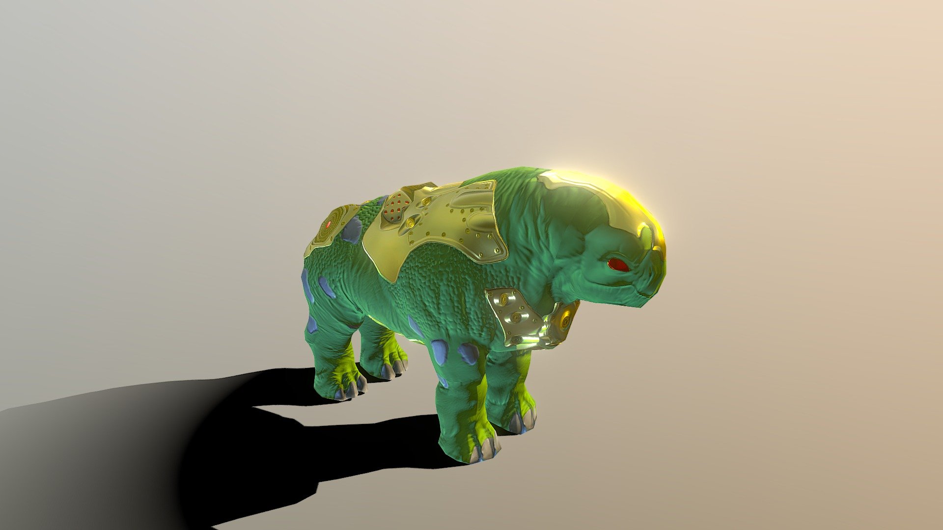 Megarian Monster - Download Free 3D model by Gabriel Andrade ...