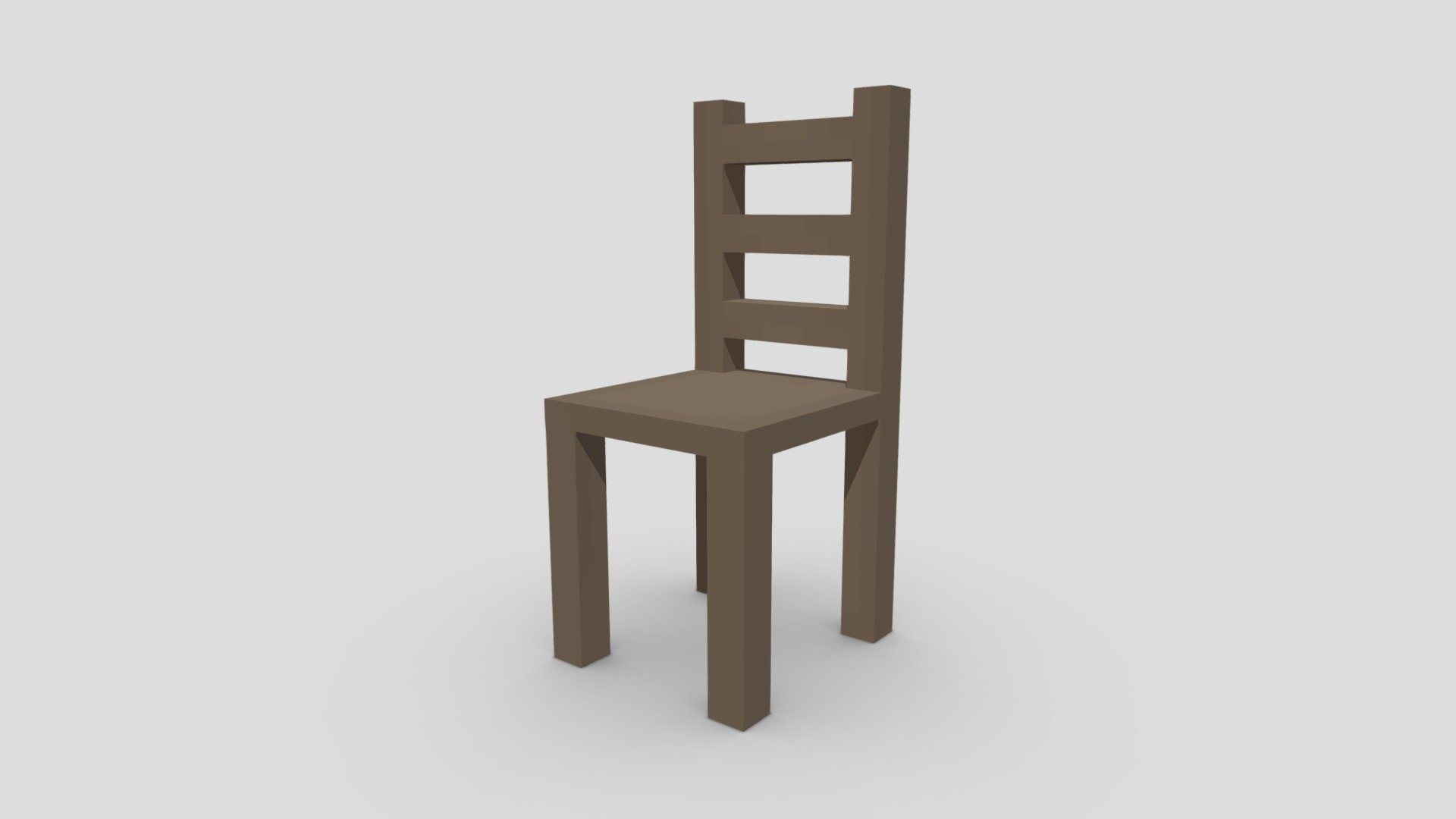 Minecraft Chair - 3D model by Zhekca [d5e11c9] - Sketchfab