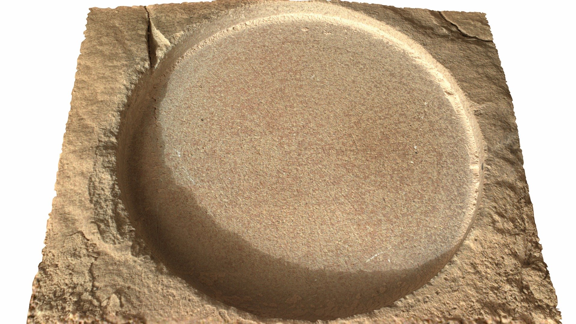 Mars2020: Berry Hollow abrasion (Focused view) - Download Free 3D model ...