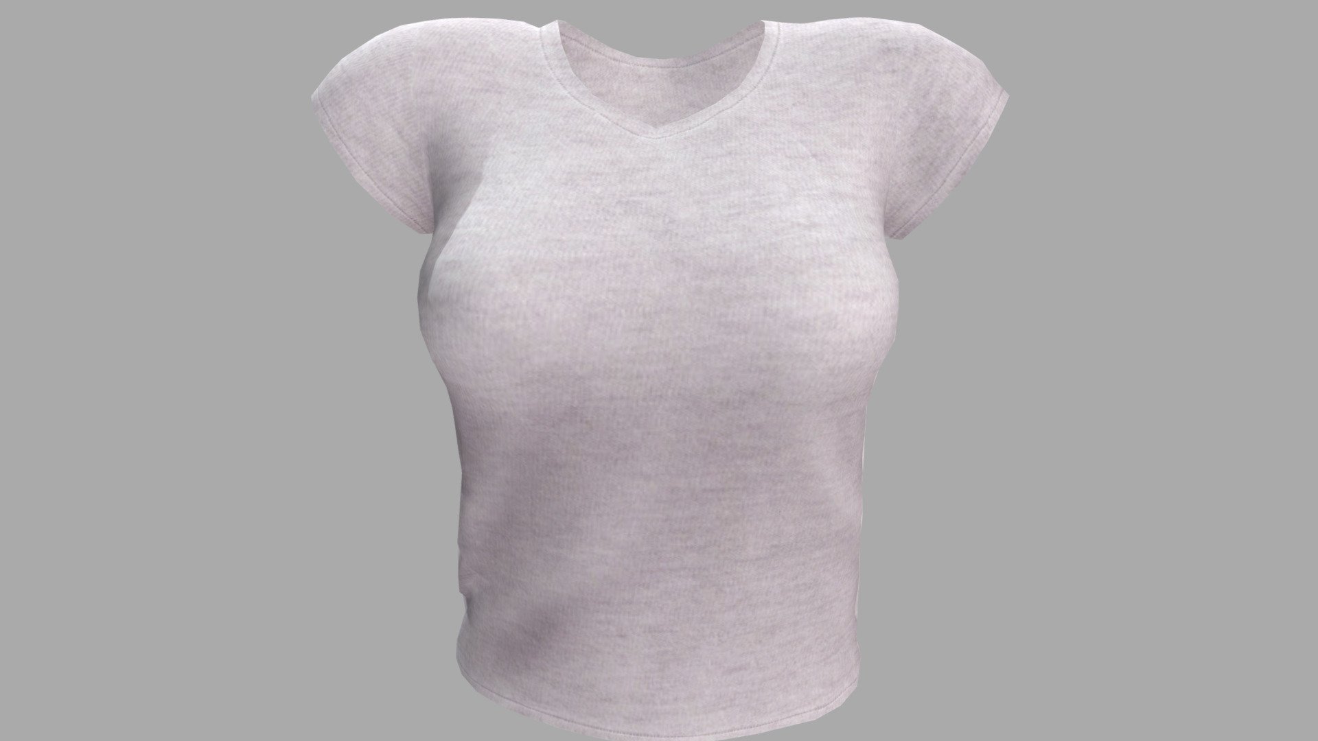 Simple Cute Female Tee - Buy Royalty Free 3D model by 3dia [d5e279f ...