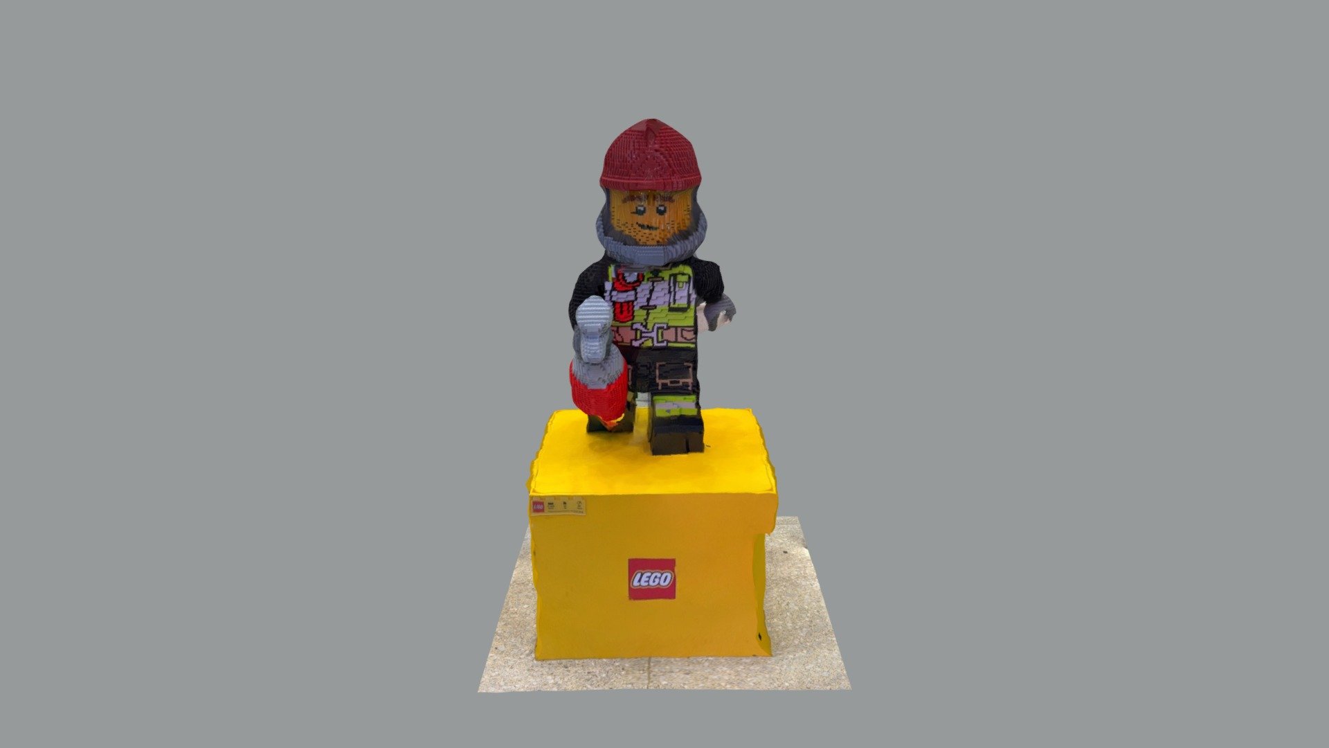 Lego Brick Firefighter - Download Free 3D model by Jimmy Gunawan ...