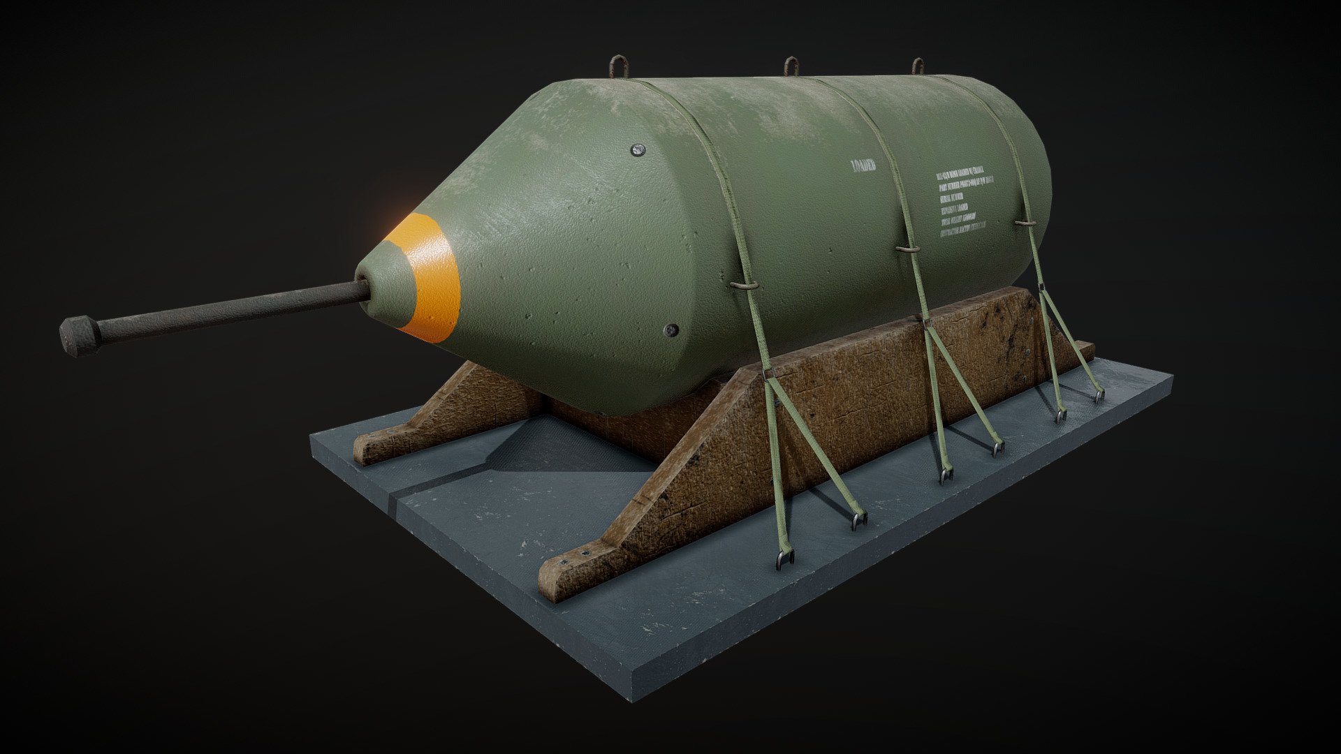 Daisy Cutter Bomb - Buy Royalty Free 3D model by Rokay3D [d5e457c ...
