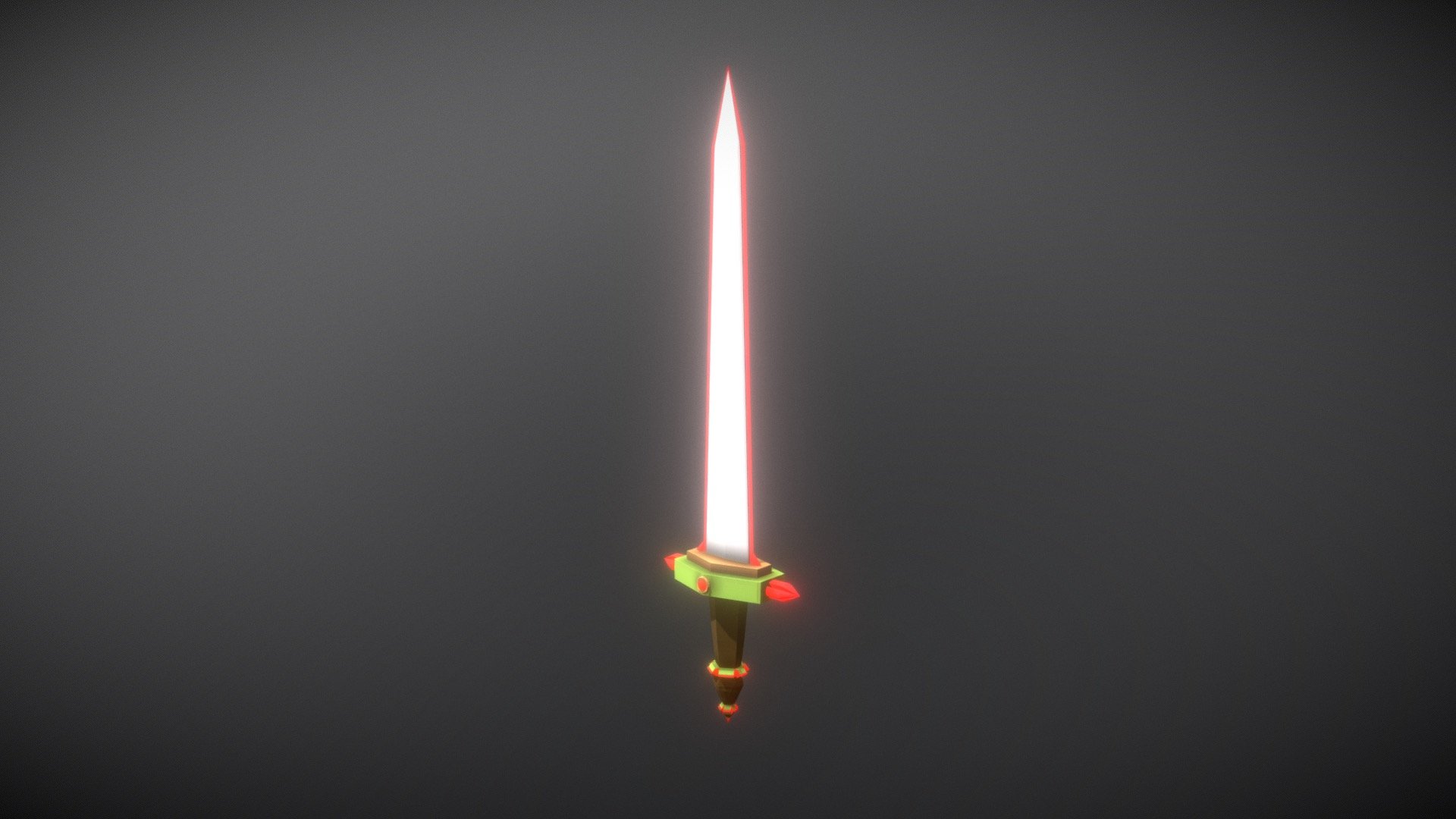 Simple low poly sword - Download Free 3D model by f3nix [d5e5789 ...