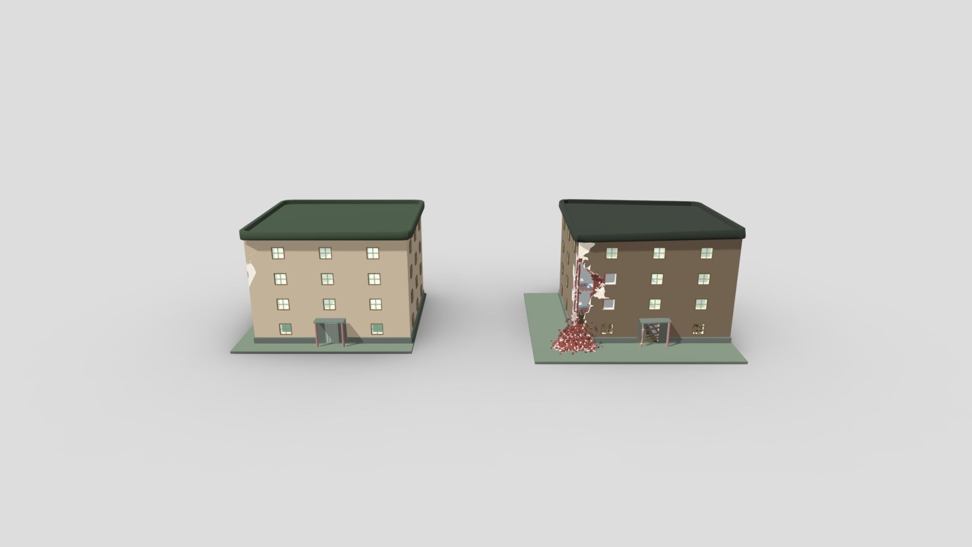 building? - Download Free 3D model by CleverClover [d5e5a9f] - Sketchfab