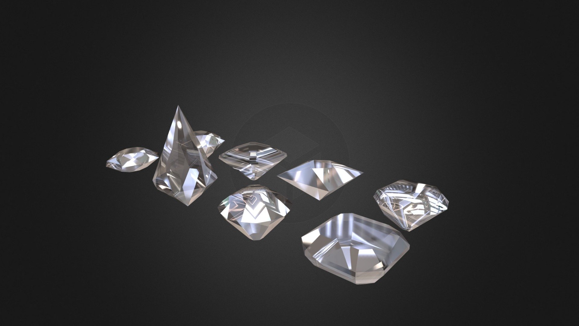 Diamonds - 3D model by Patel Gaming Projects (@PatelGamingPrjs ...