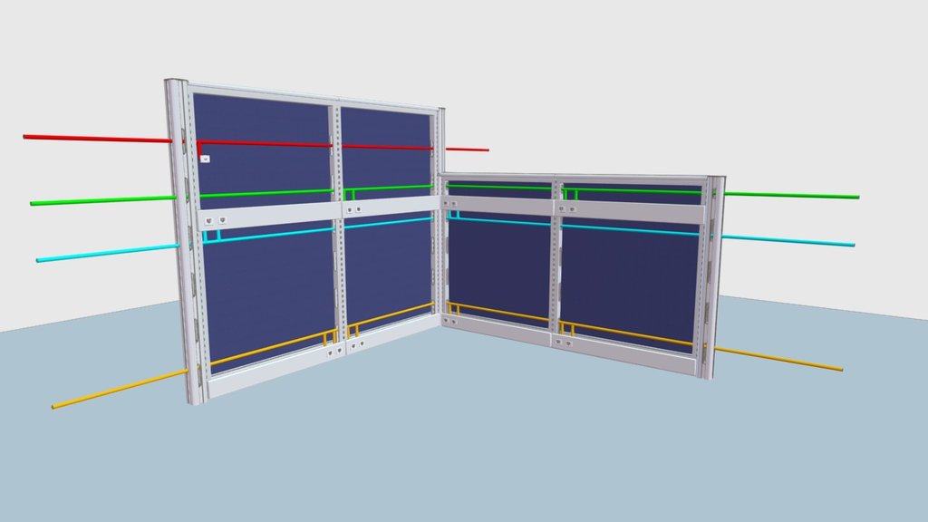 Electric and data cable schematic - Download Free 3D model by ...