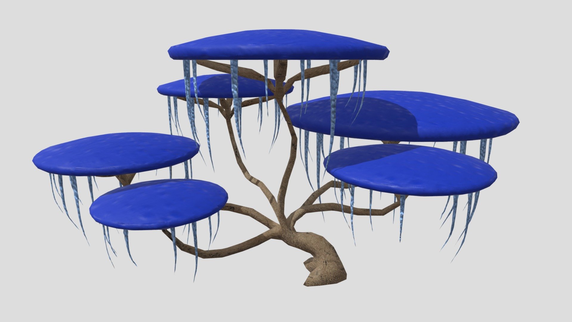 Mushroom Tree Variant 1 - 3D model by WolvenBolt [d5e8075] - Sketchfab