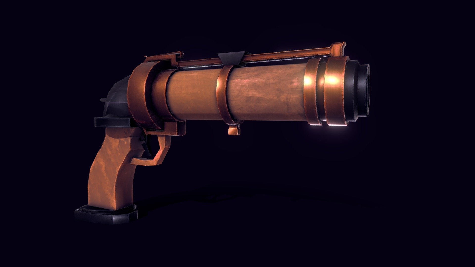 Handcannon - 3D model by Vamerya [d5e91f5] - Sketchfab