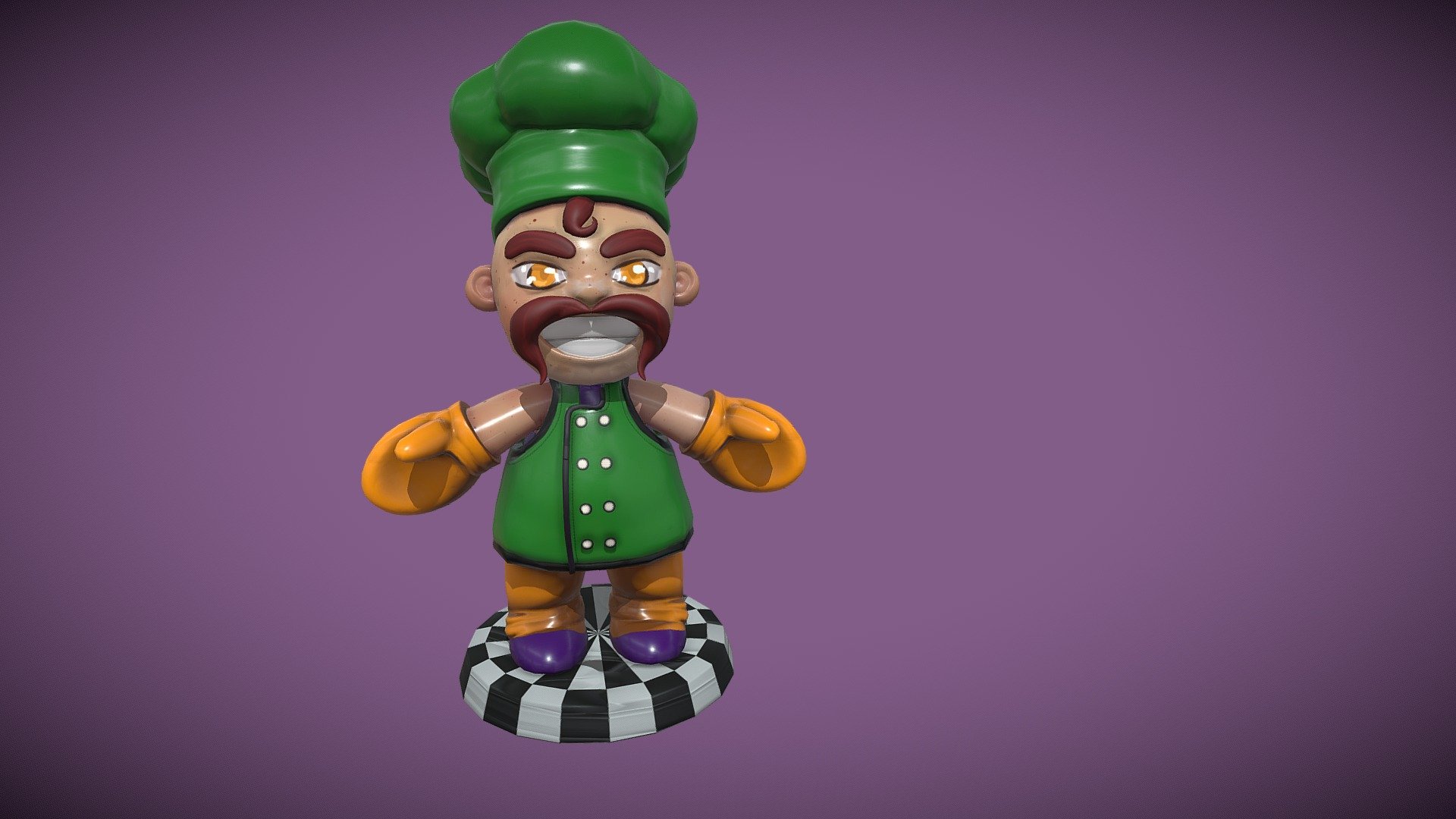 The Ginger BreadMan - 3D model by librarian312 [d5ebd84] - Sketchfab