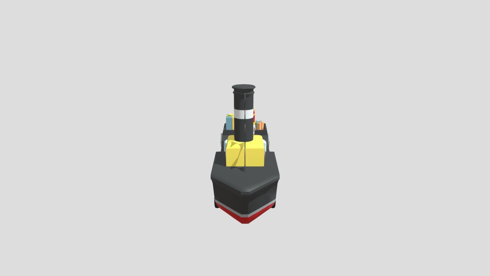 Sint in stoomboot - 3D model by lisareglero [d5ec31d] - Sketchfab