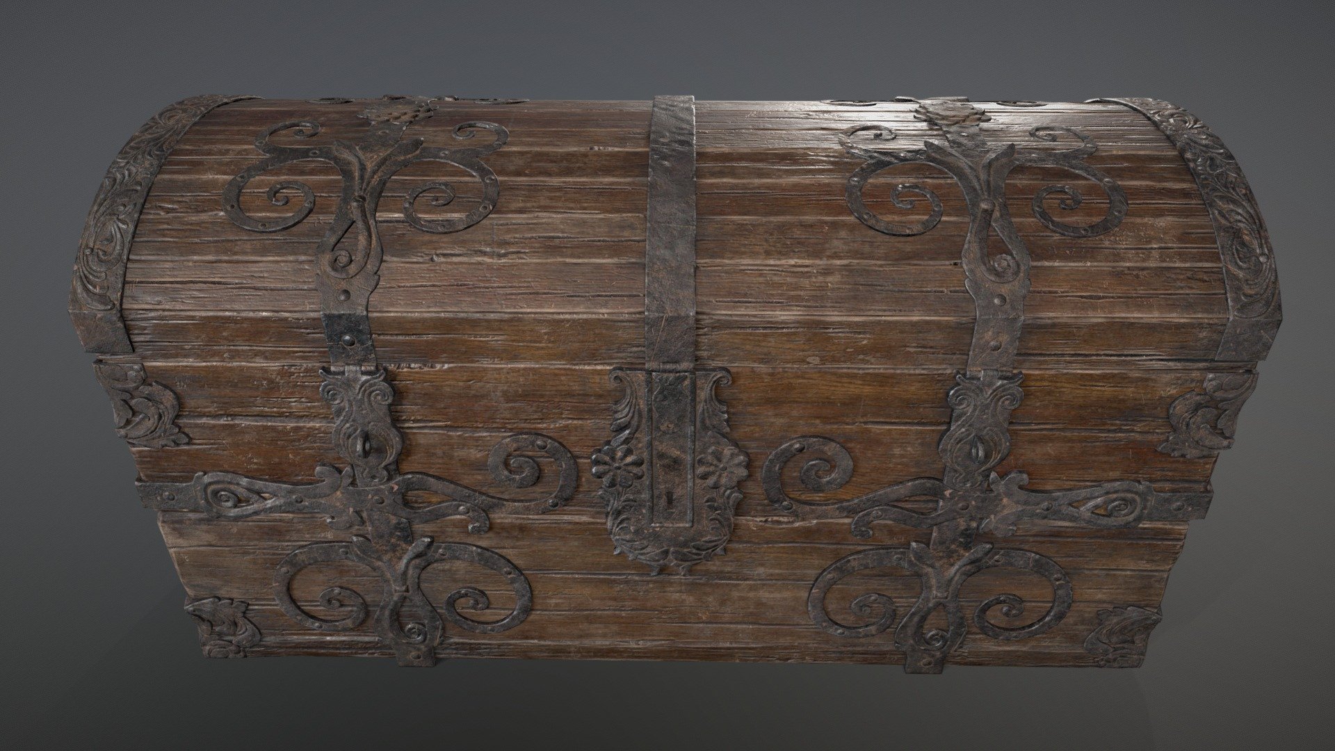 Wooden chest - 3D model by Kseniia Dmitrienko (@Dksenia) [d5ef42c ...
