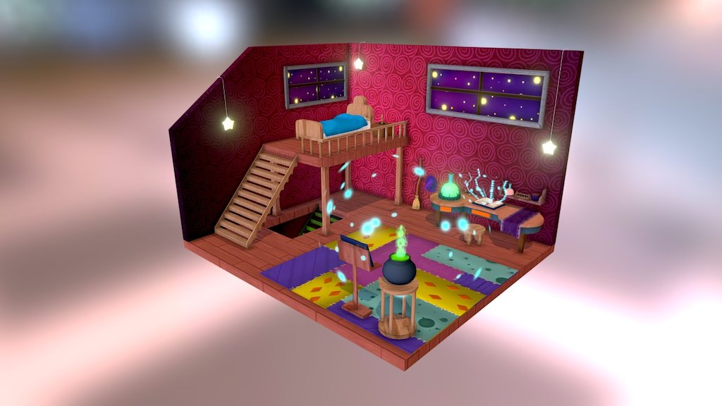Little room - 3D model by Emilie Trebbiani (@emilielindsay) [d5effb4 ...