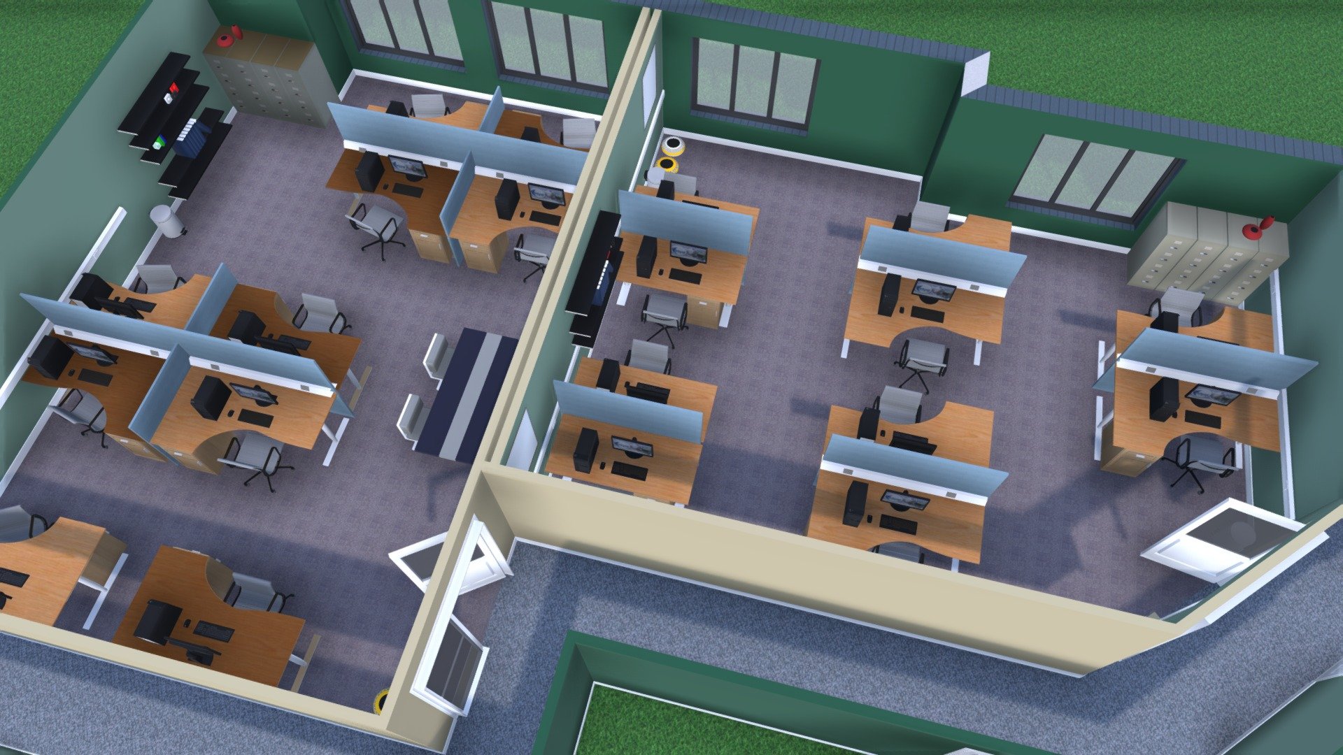 Office Sample1 - 3D model by Virtual Teic (@dyb) [d5f052b] - Sketchfab