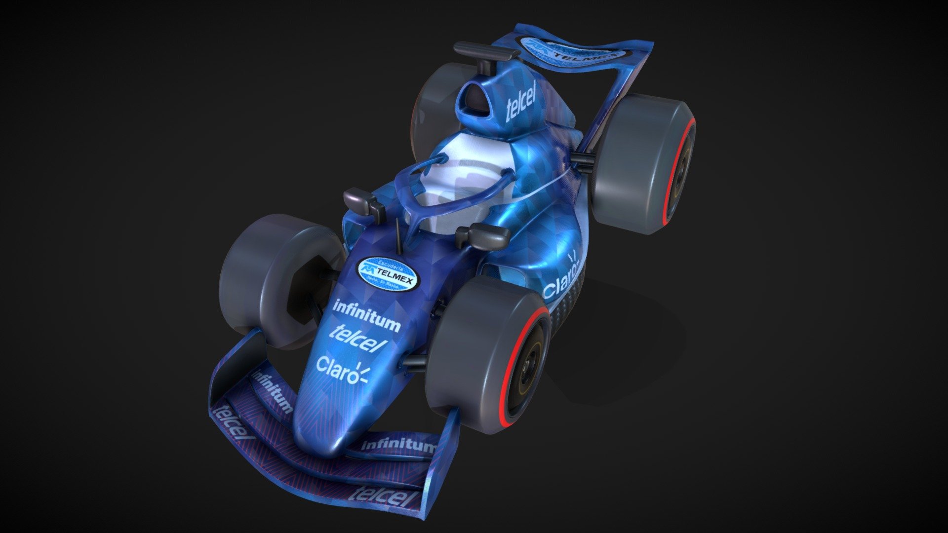 f1 Toon - 3D model by SweetKaos [d5f1ca3] - Sketchfab