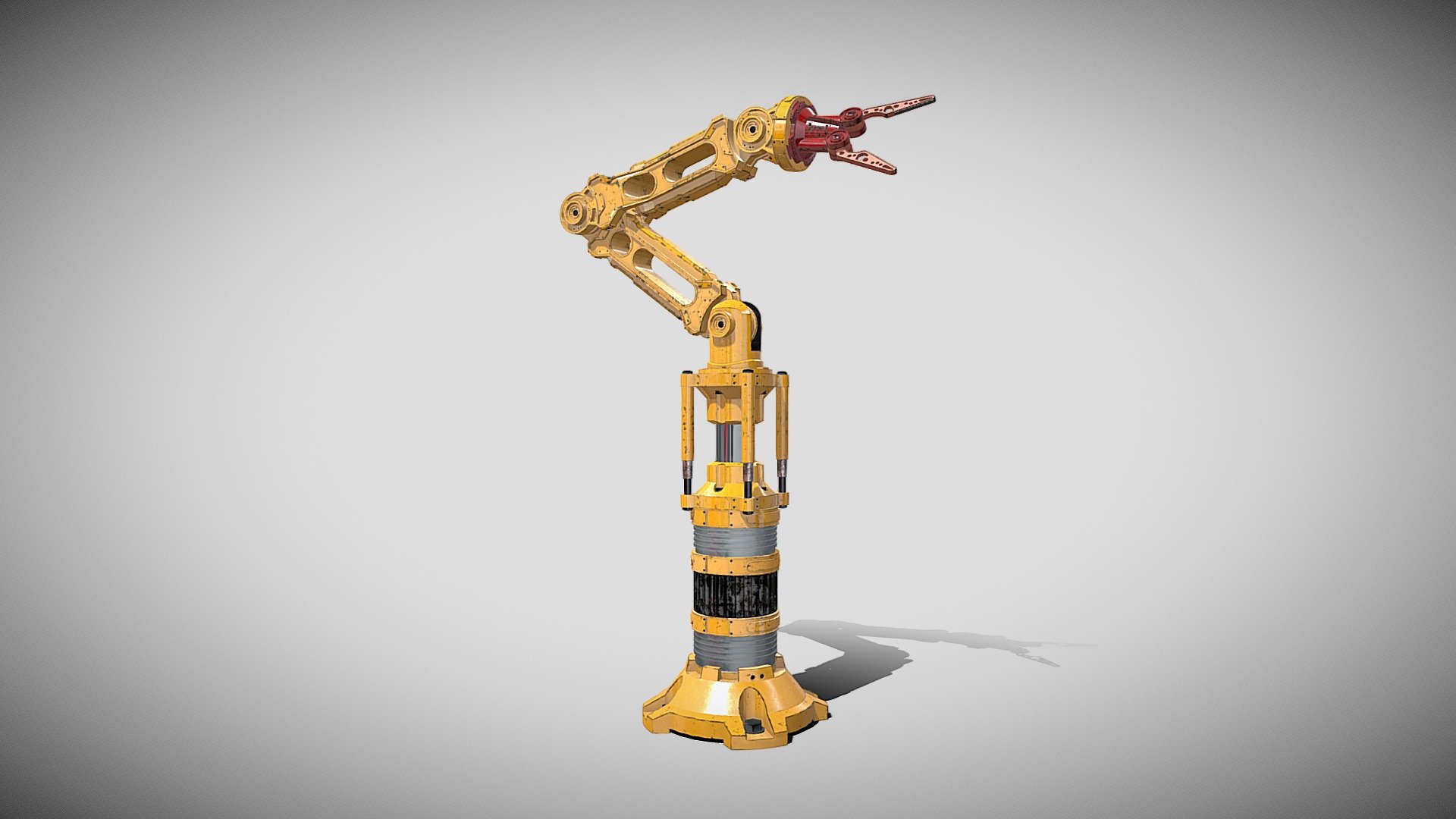 Robotic Arm - 3D model by djkorg [d5f21f7] - Sketchfab