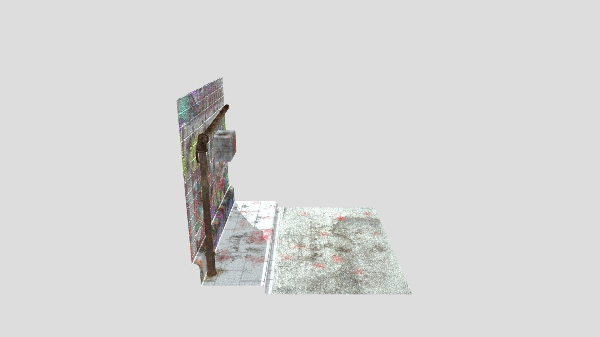 Alleyway - 3D model by Cobra99 [d5f2de5] - Sketchfab