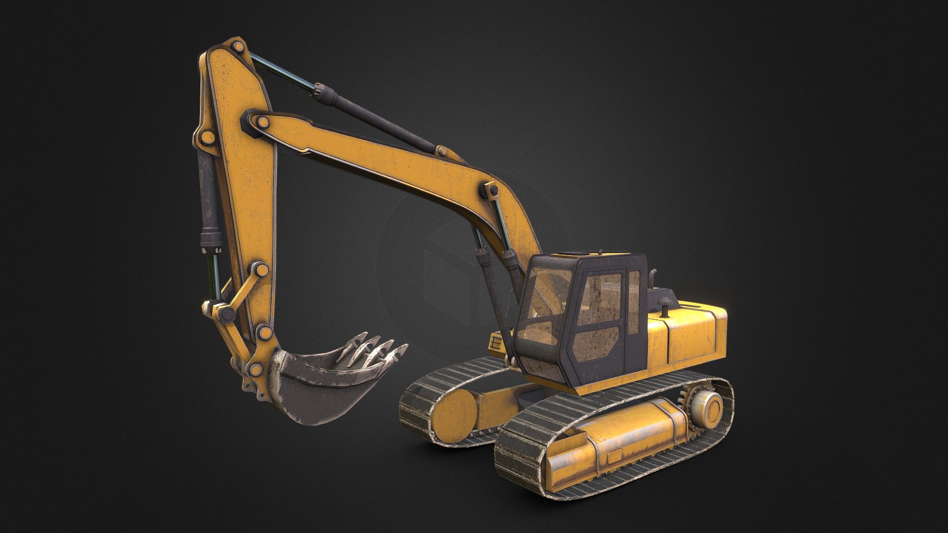 Caterpillar 330 Excavator - Buy Royalty Free 3D model by Aaron3D ...
