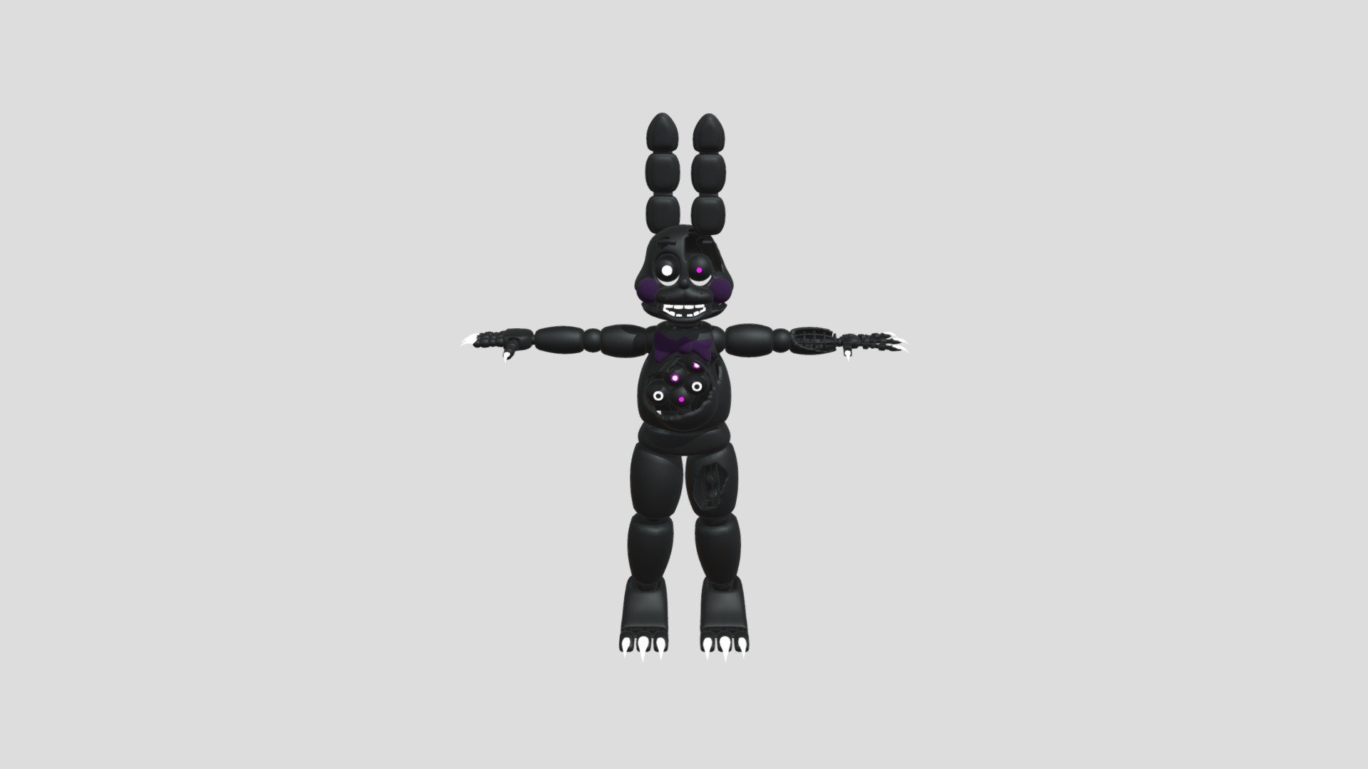 Corrupted bonnie - Download Free 3D model by Nacho1012 [d5f4608 ...
