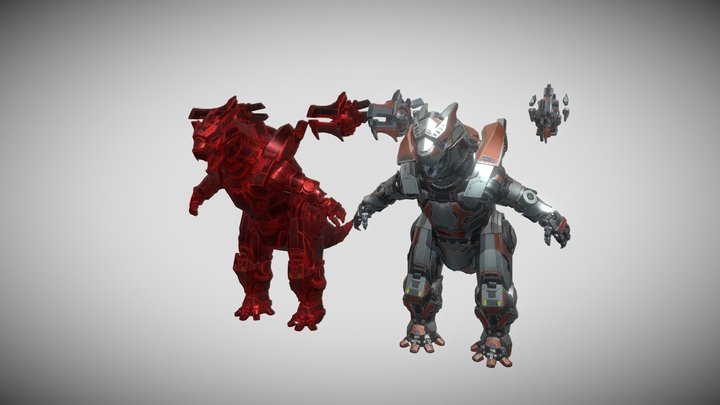 Mechagodzilla 3D models - Sketchfab