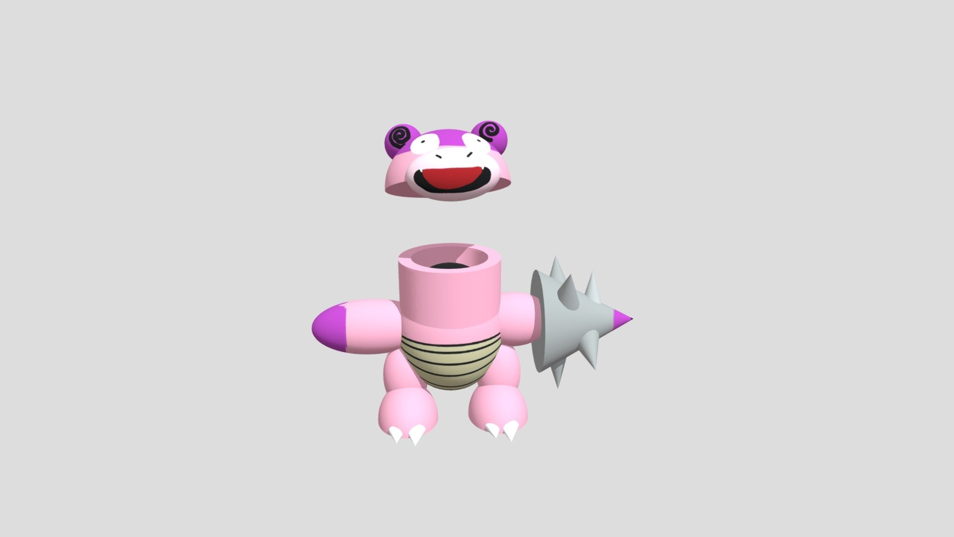 super smash bros ultra galar slowbro mii costume - 3D model by ...