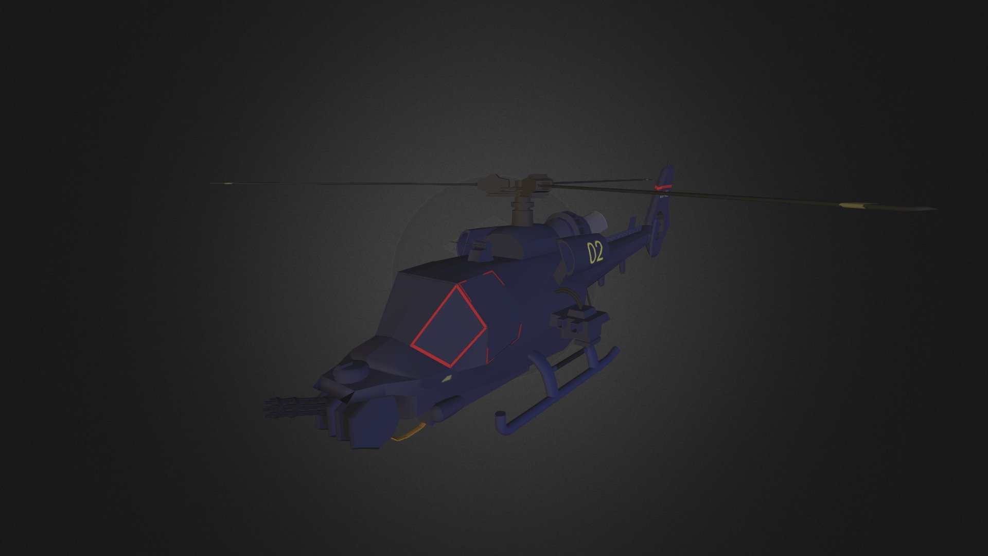 Blue Thunder - 3D model by Hydro707 [d5f5401] - Sketchfab