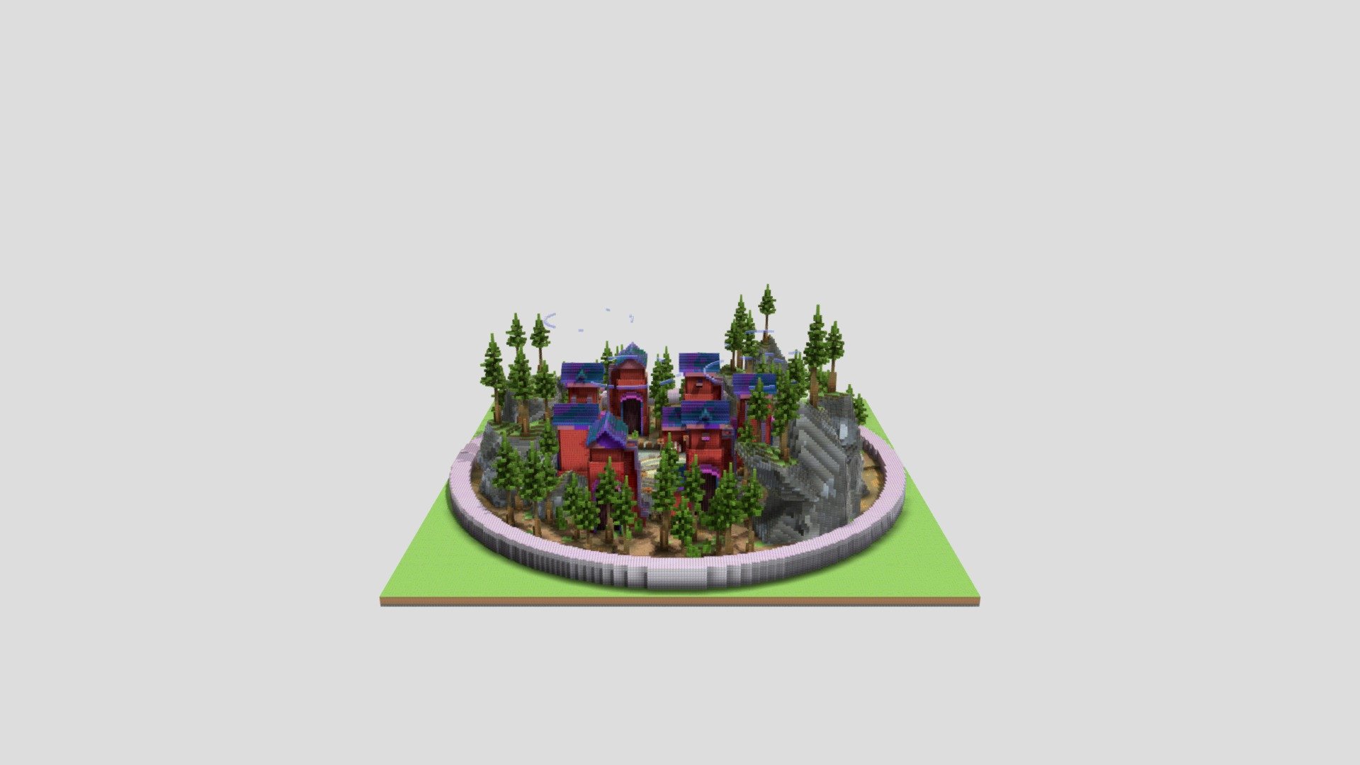 Red Structures Hub - 200x200 - 3D model by Senior Studios ...
