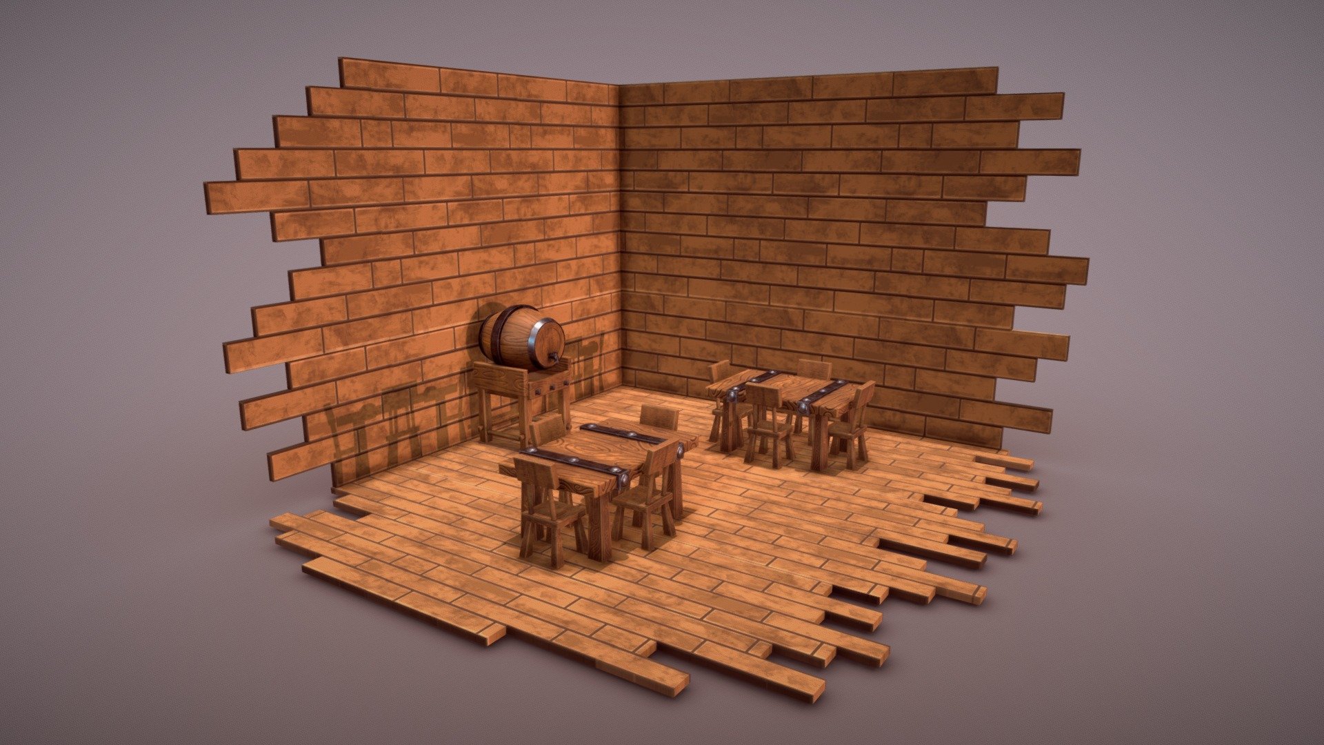 Cena Taberna - 3D model by Crysant (@LucasRuckert99) [d5f6848] - Sketchfab