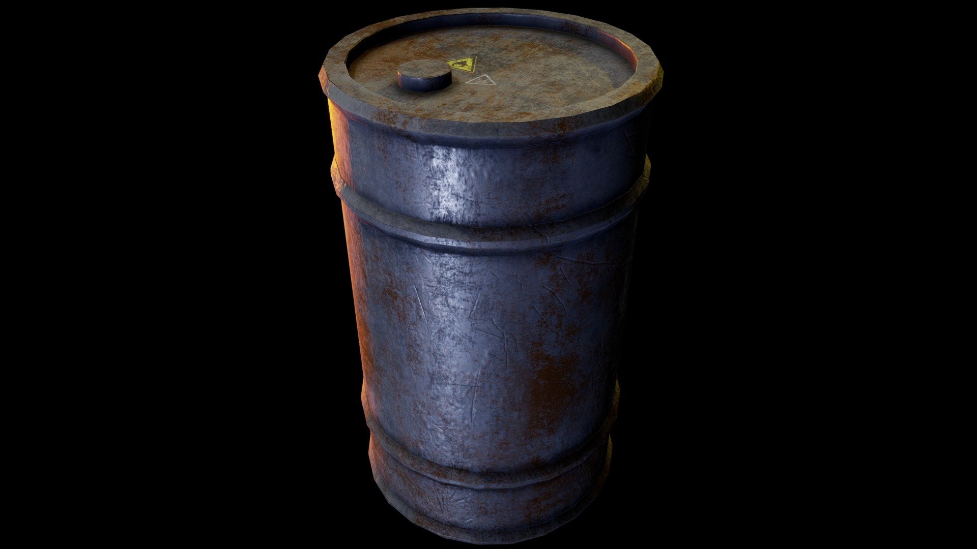 Metal Barrel - Game Asset - 3D model by Giuliana Rizzo (@darthgiu ...