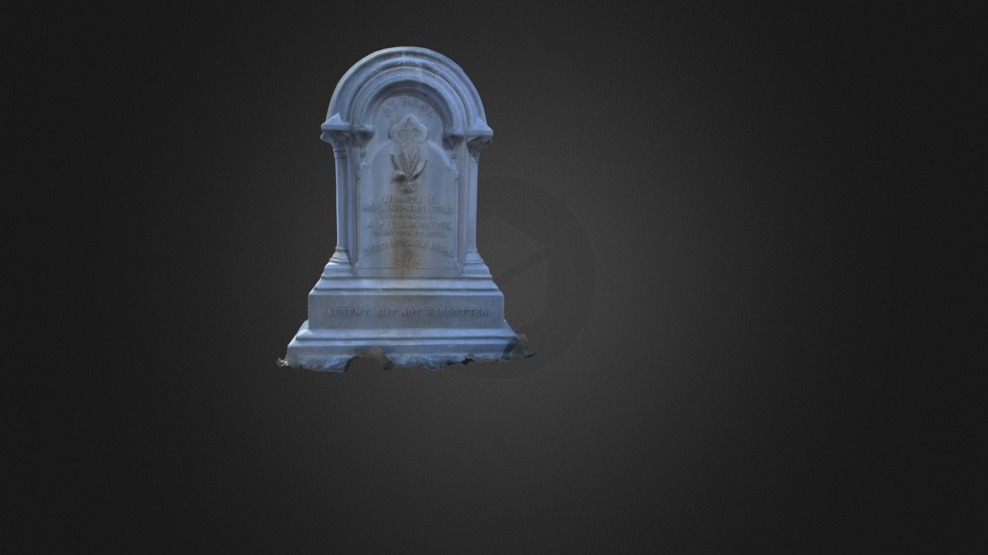 Gravestone - 3D model by terradactyl [d5f7a63] - Sketchfab