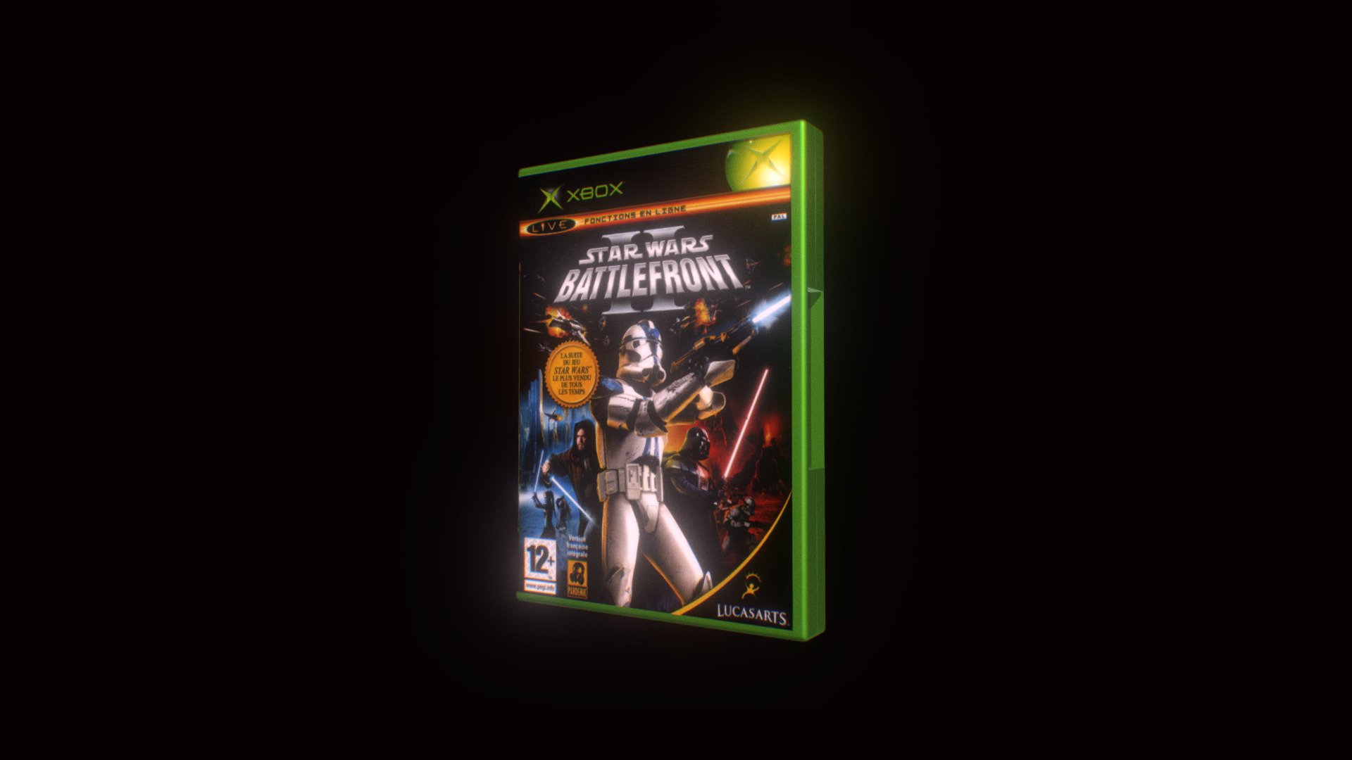 Original Xbox Case Battlefront II - Download Free 3D model by quentin ...